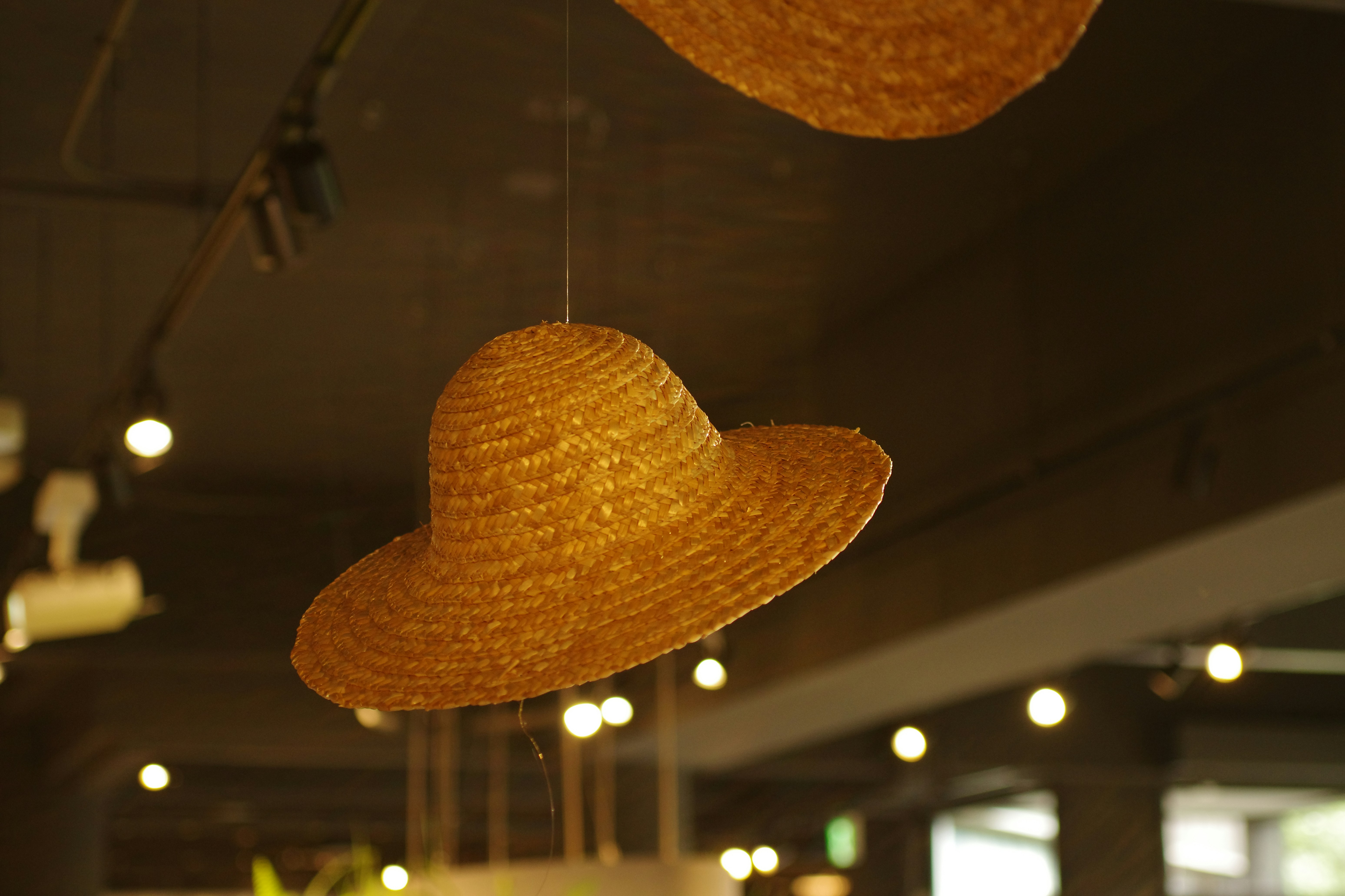 Wheat straw hat