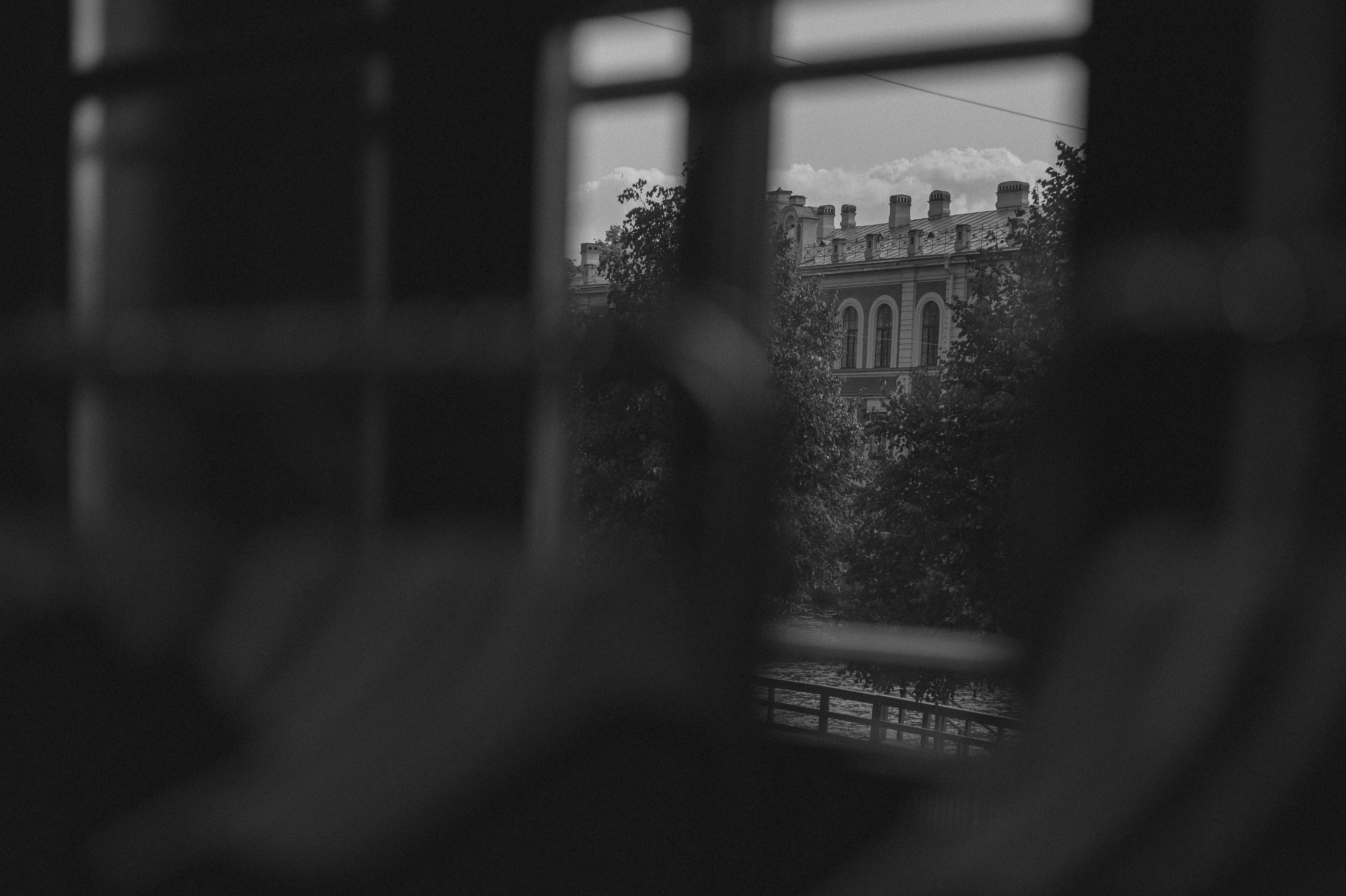 A view of a building through a window photo – Free Saint petersburg ...