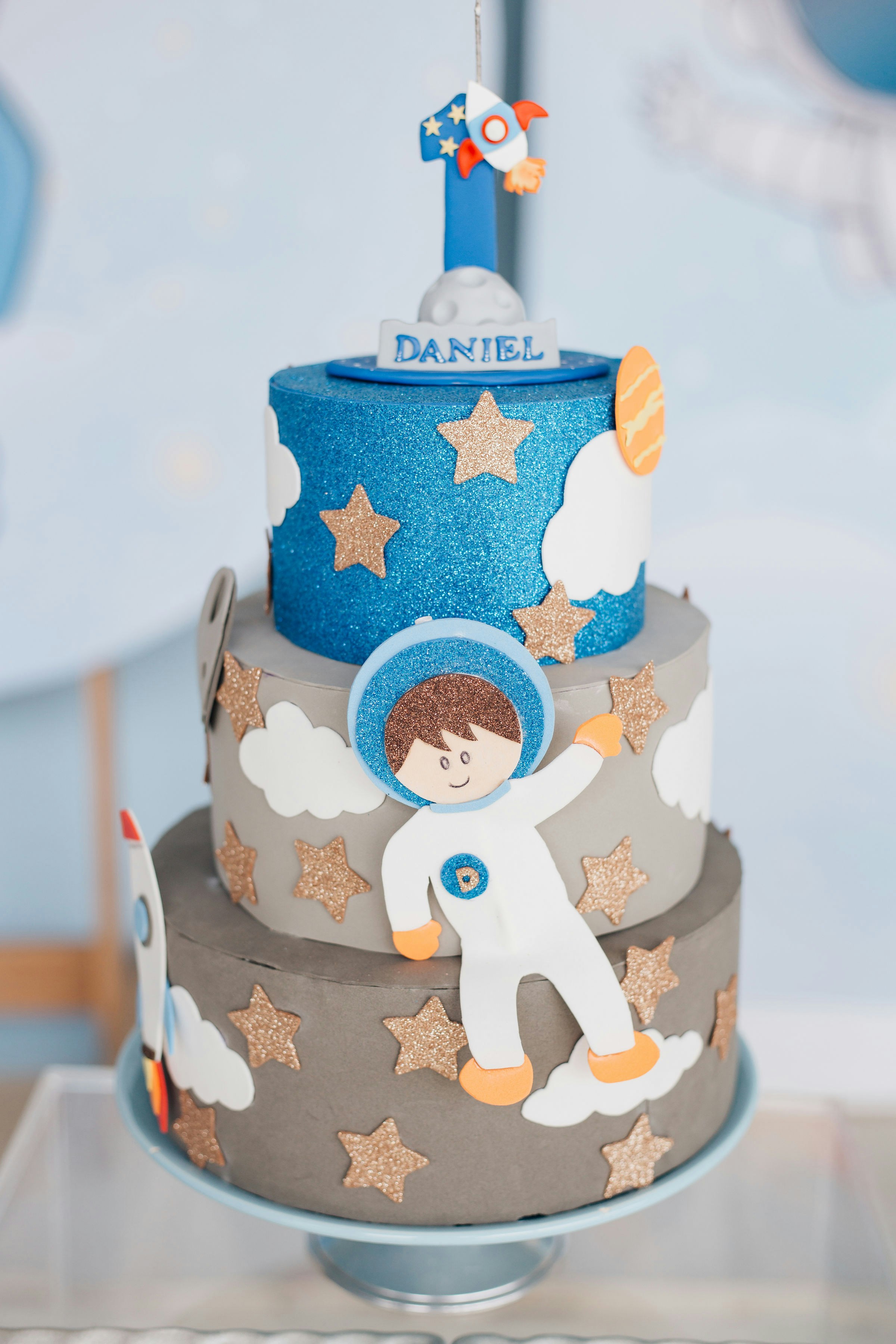 Nebula on a Plate: Daniel's Space-Themed Birthday Cake