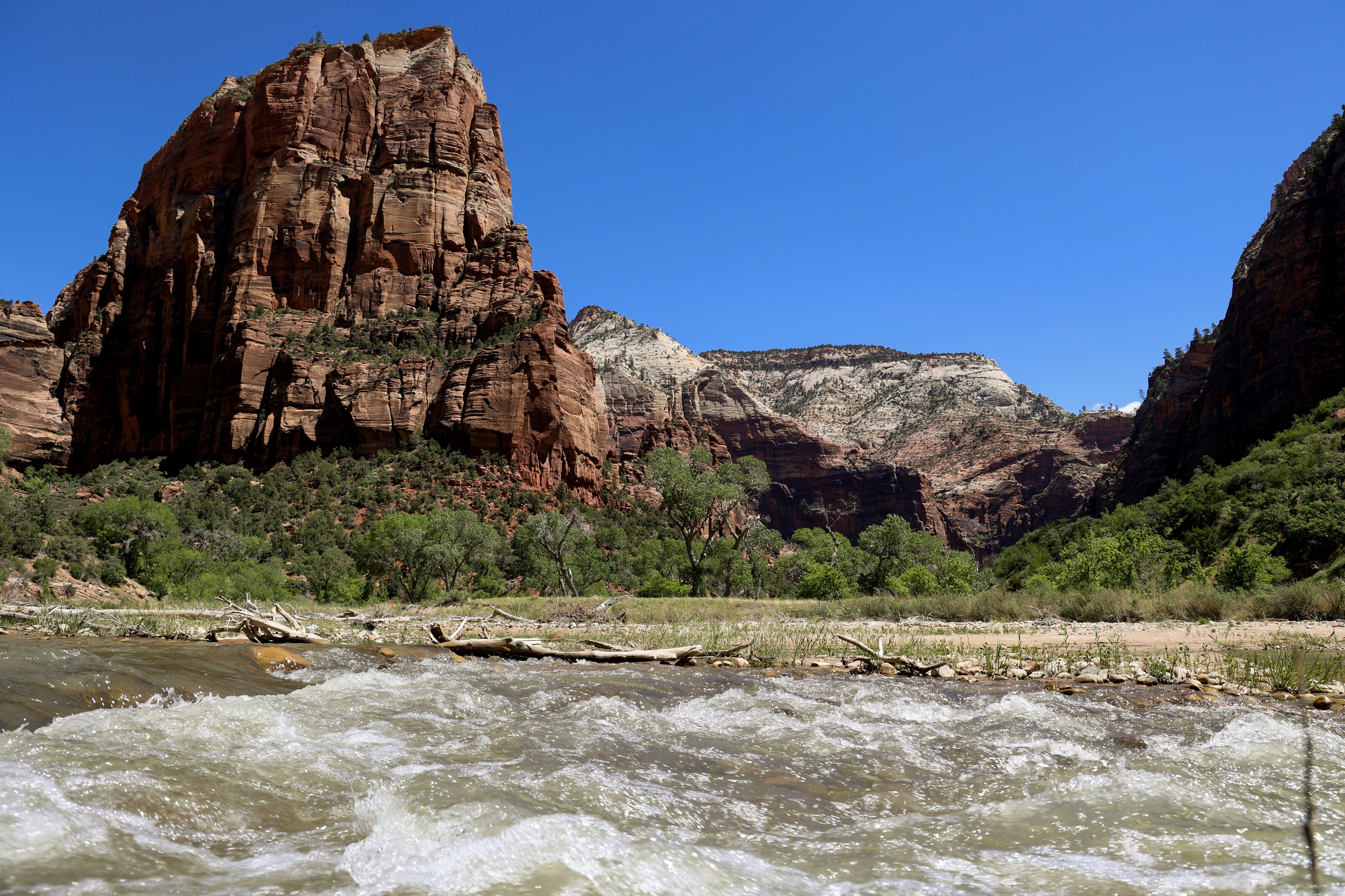 Crimson Cliffs Over the Whitewater River