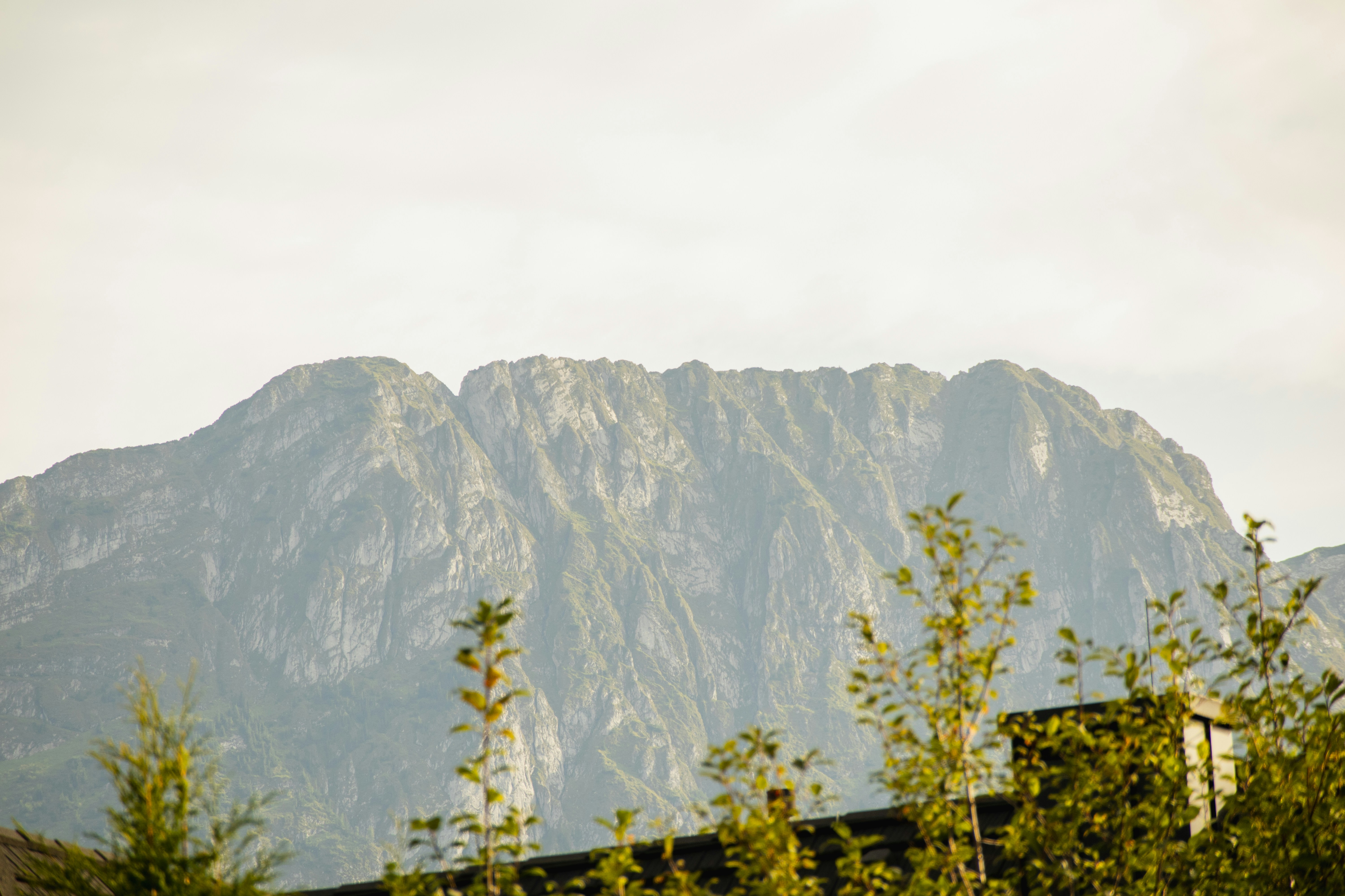 Distant Granite Ridge in Quiet Morning Light