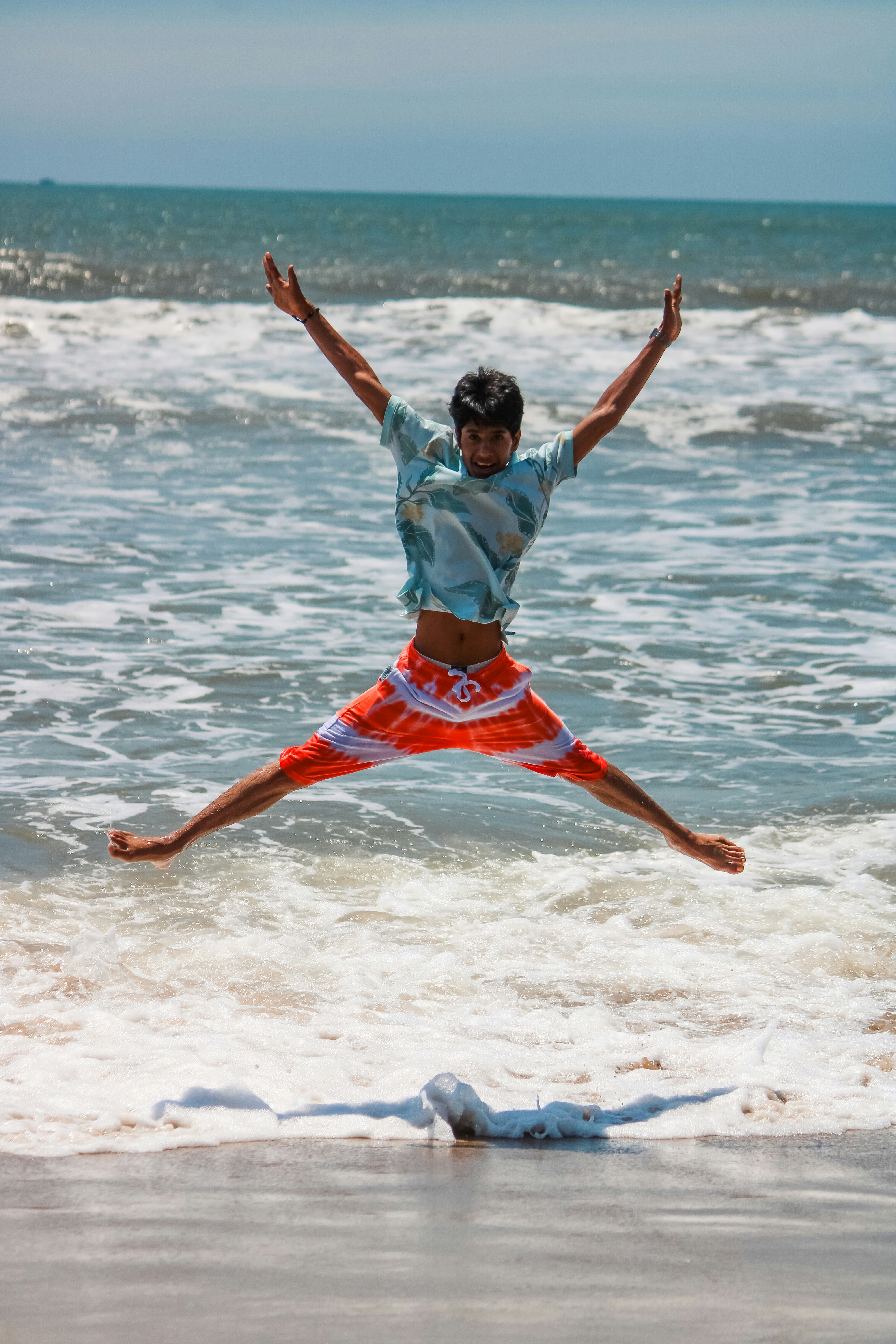 Salt Air Leap: A Wide Jump Over Crashing Waves