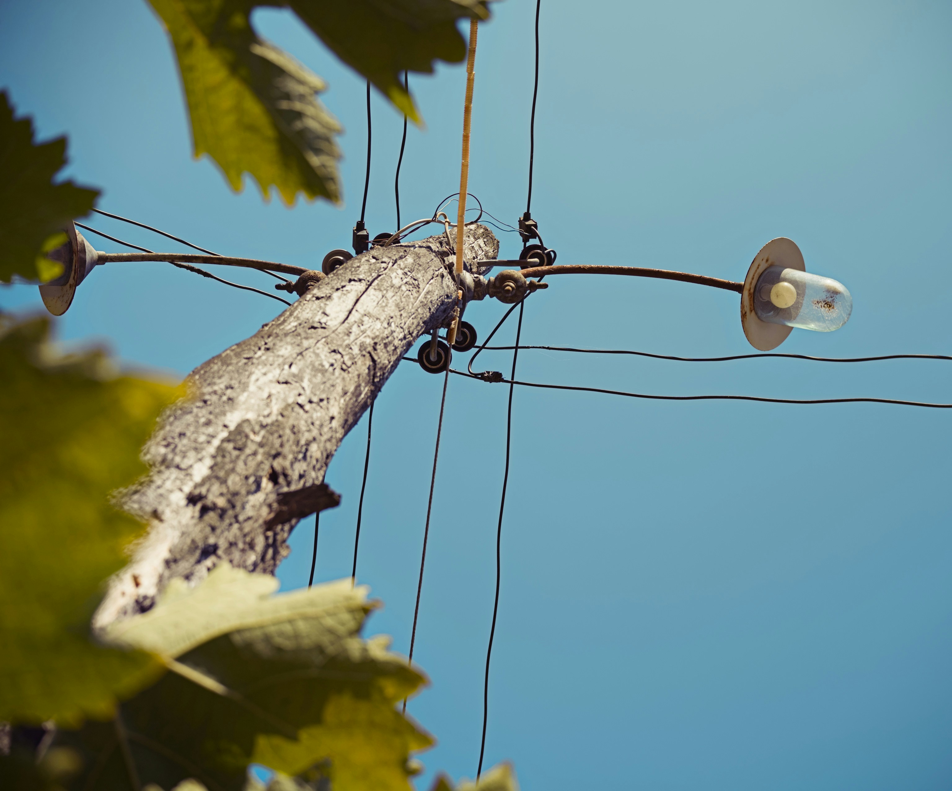 A telephone pole with wires attached to it photo – Free Karanac Image ...