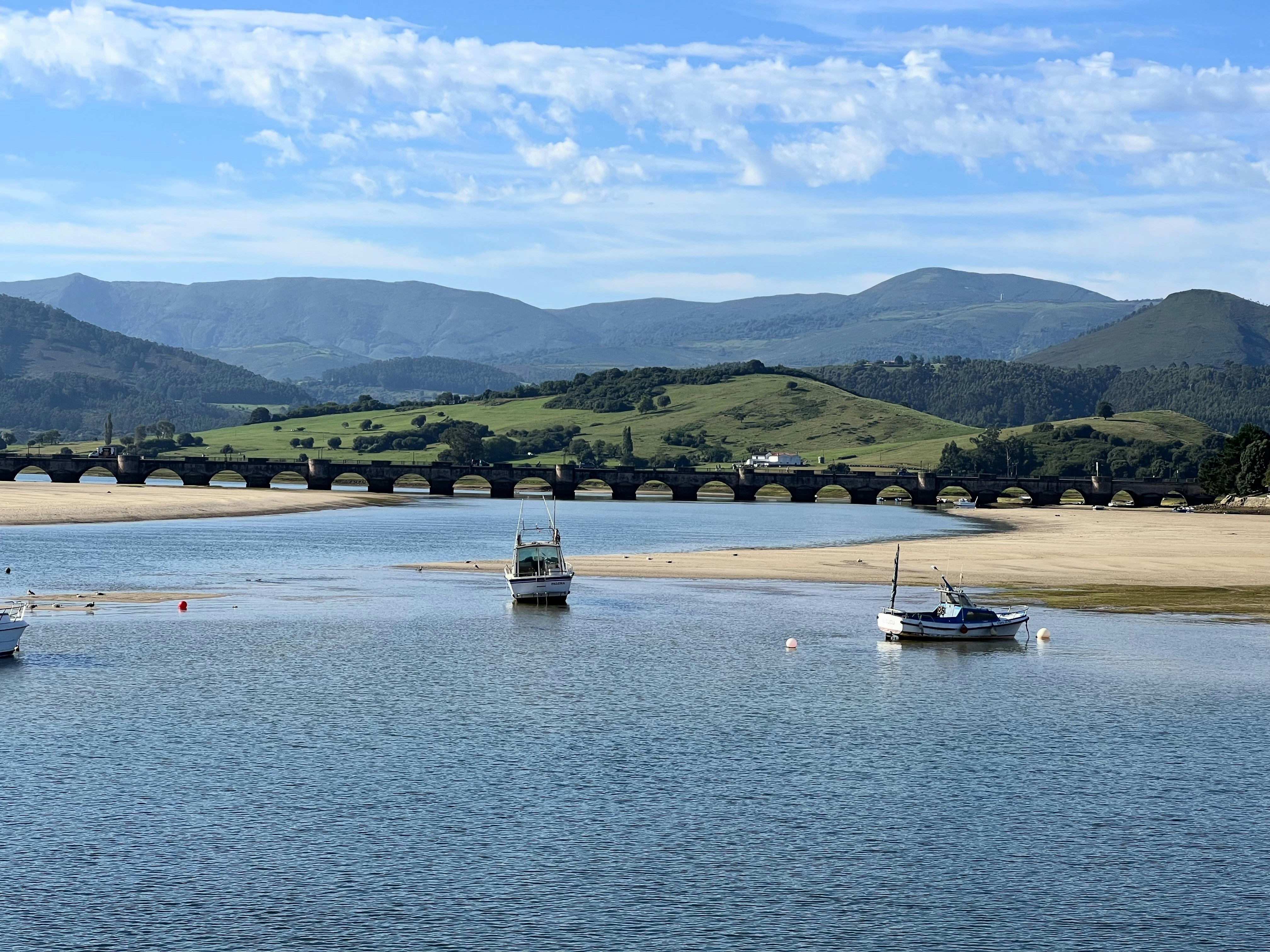Tranquil Waters Under the Arched Bridge