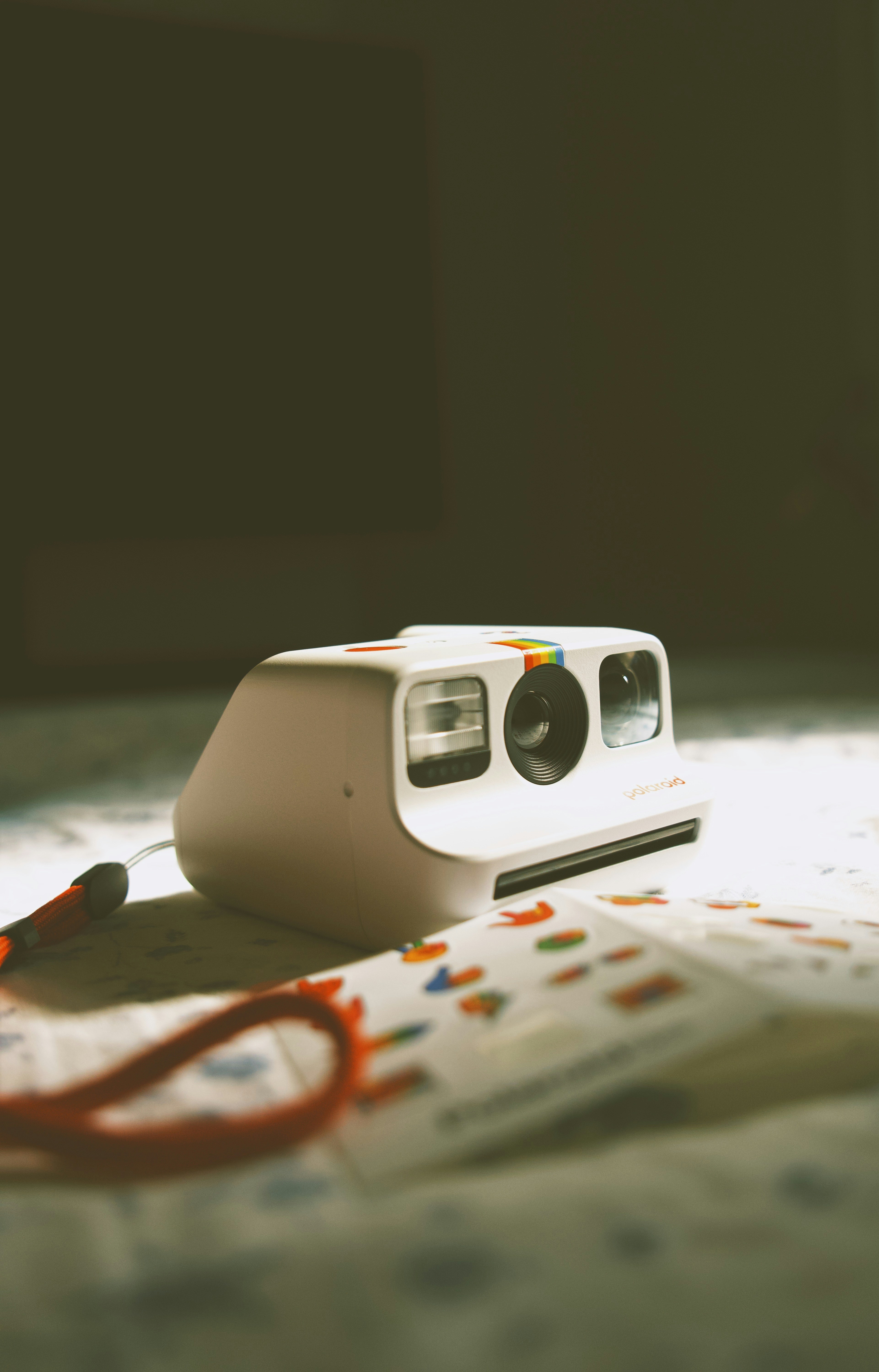Polaroid Memories: A Retro Instant On a Quiet Table