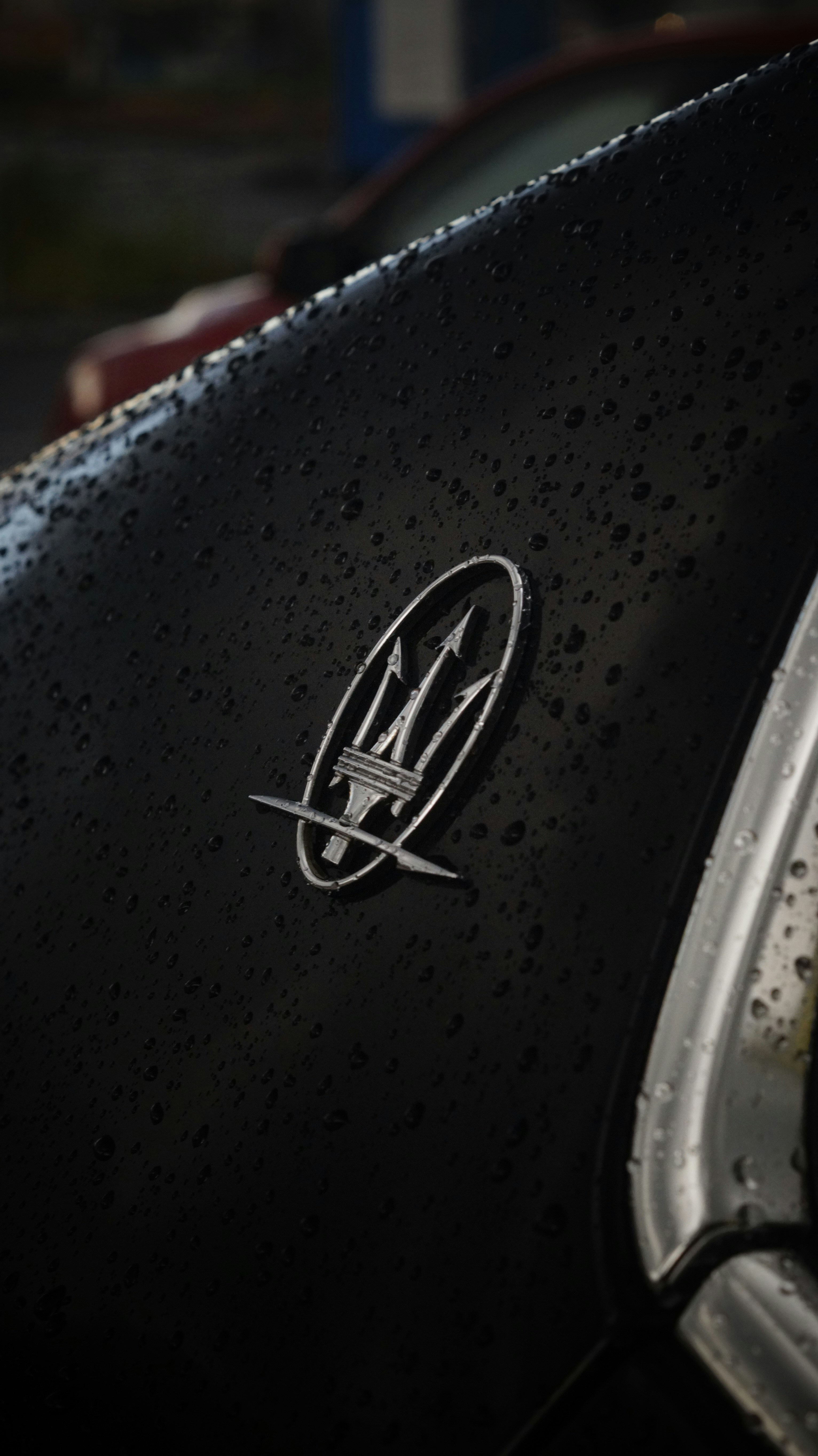 A close up of the emblem on a motorcycle