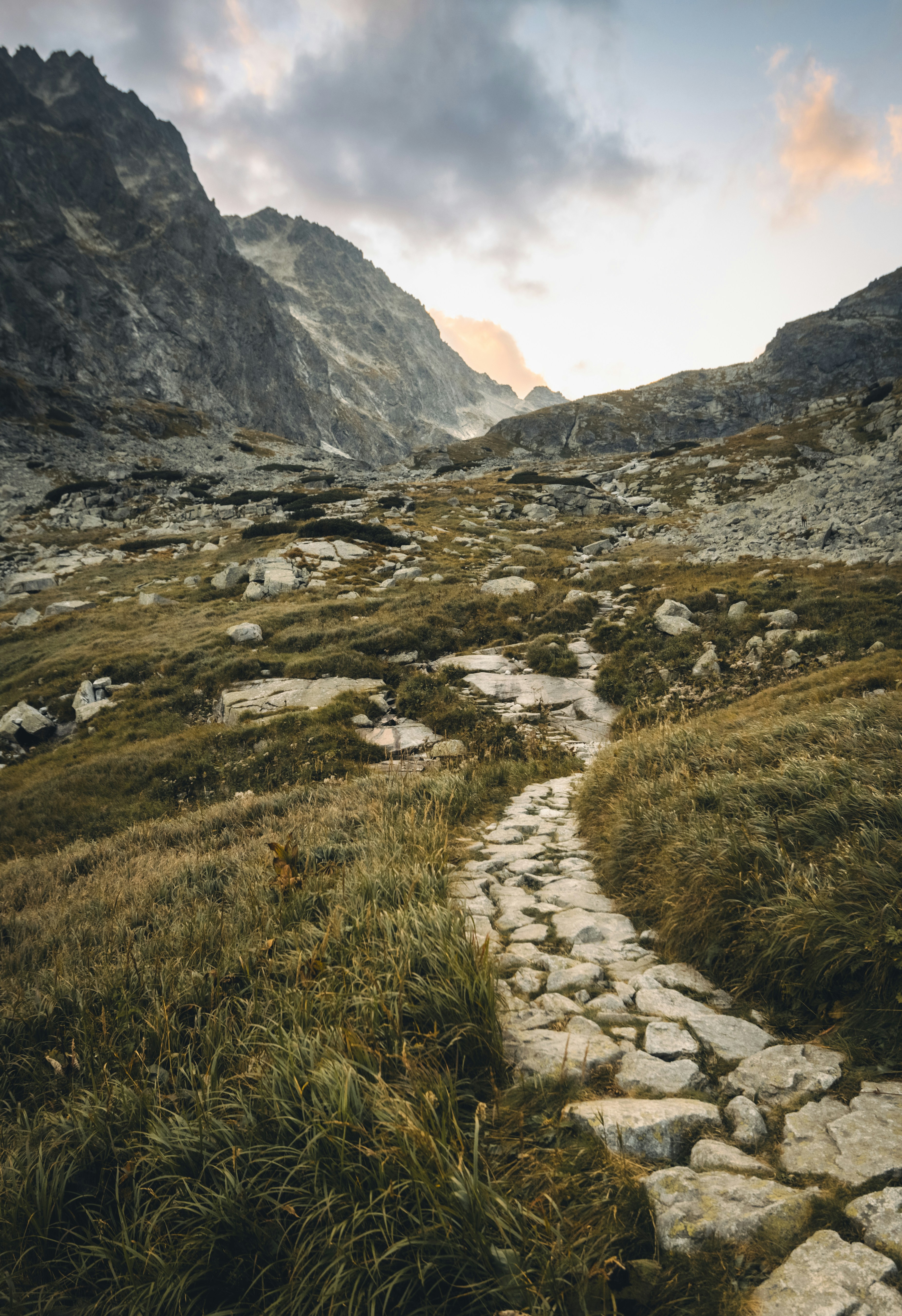 A rocky path in the middle of a mountain photo – Free Slovakia Image on ...