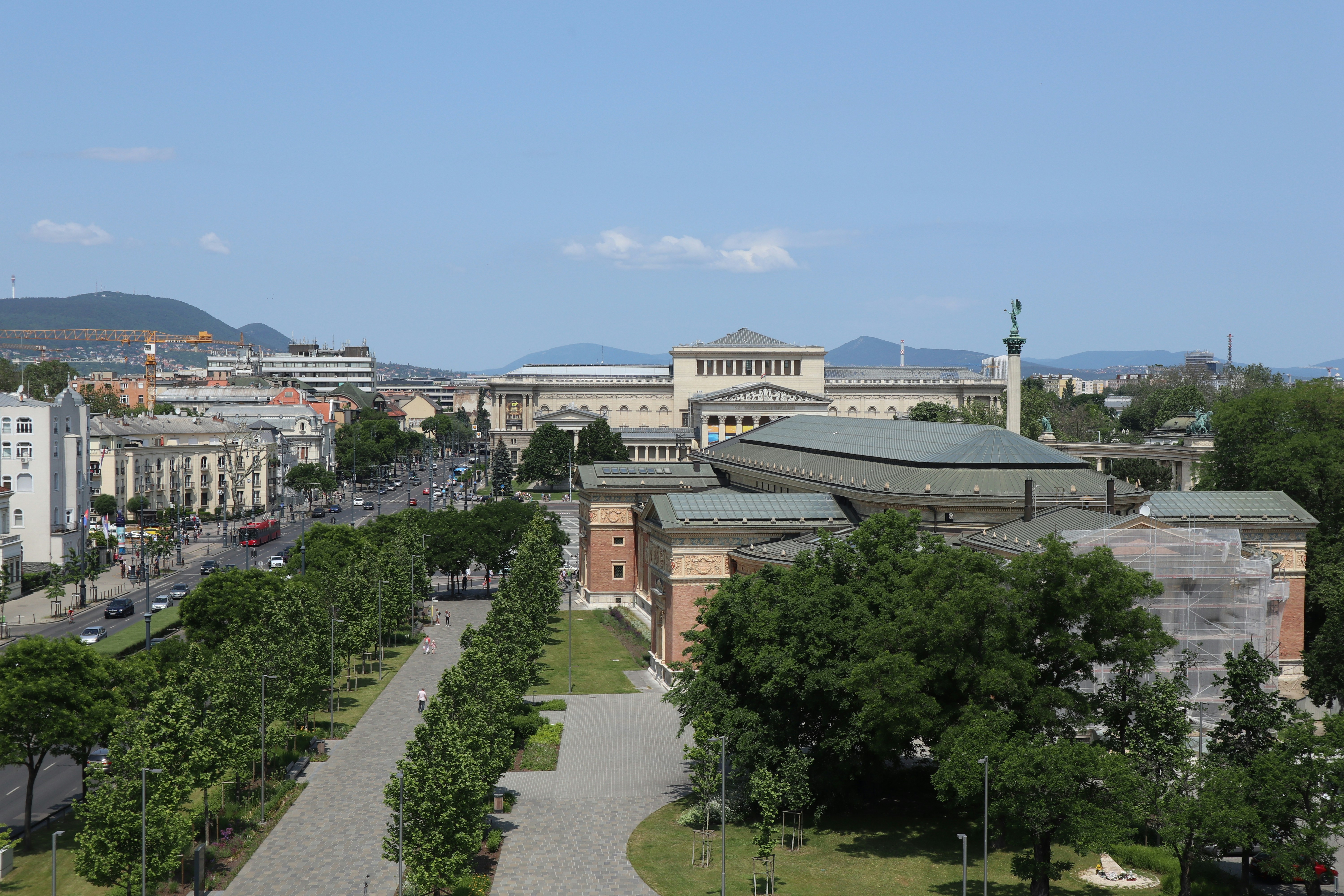 A view of a city from a high point of view photo – Free Budapest Image ...