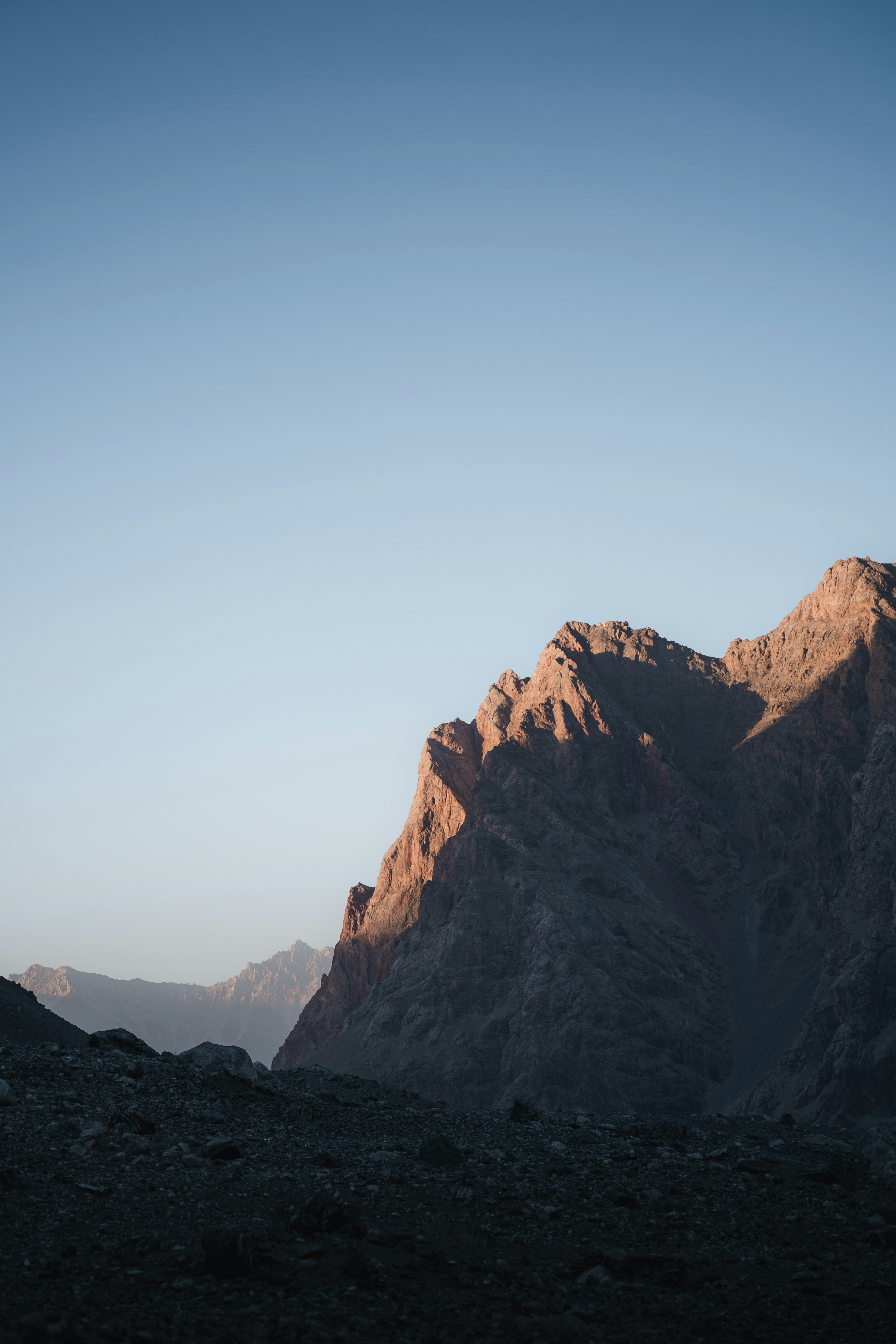 A large mountain with a sky in the background photo – Free Fann ...