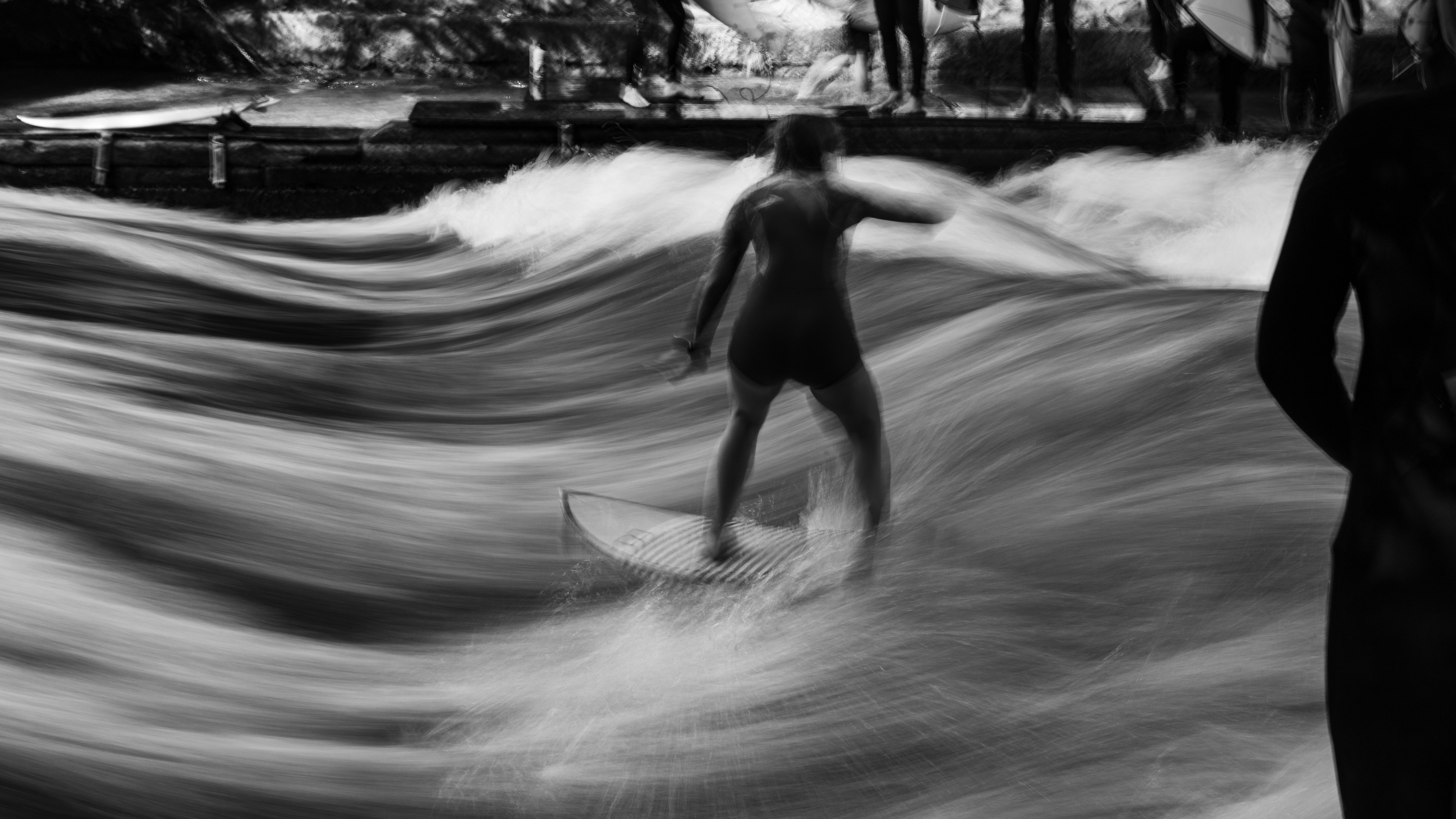 A man riding a wave on top of a surfboard photo – Free Water Image on ...