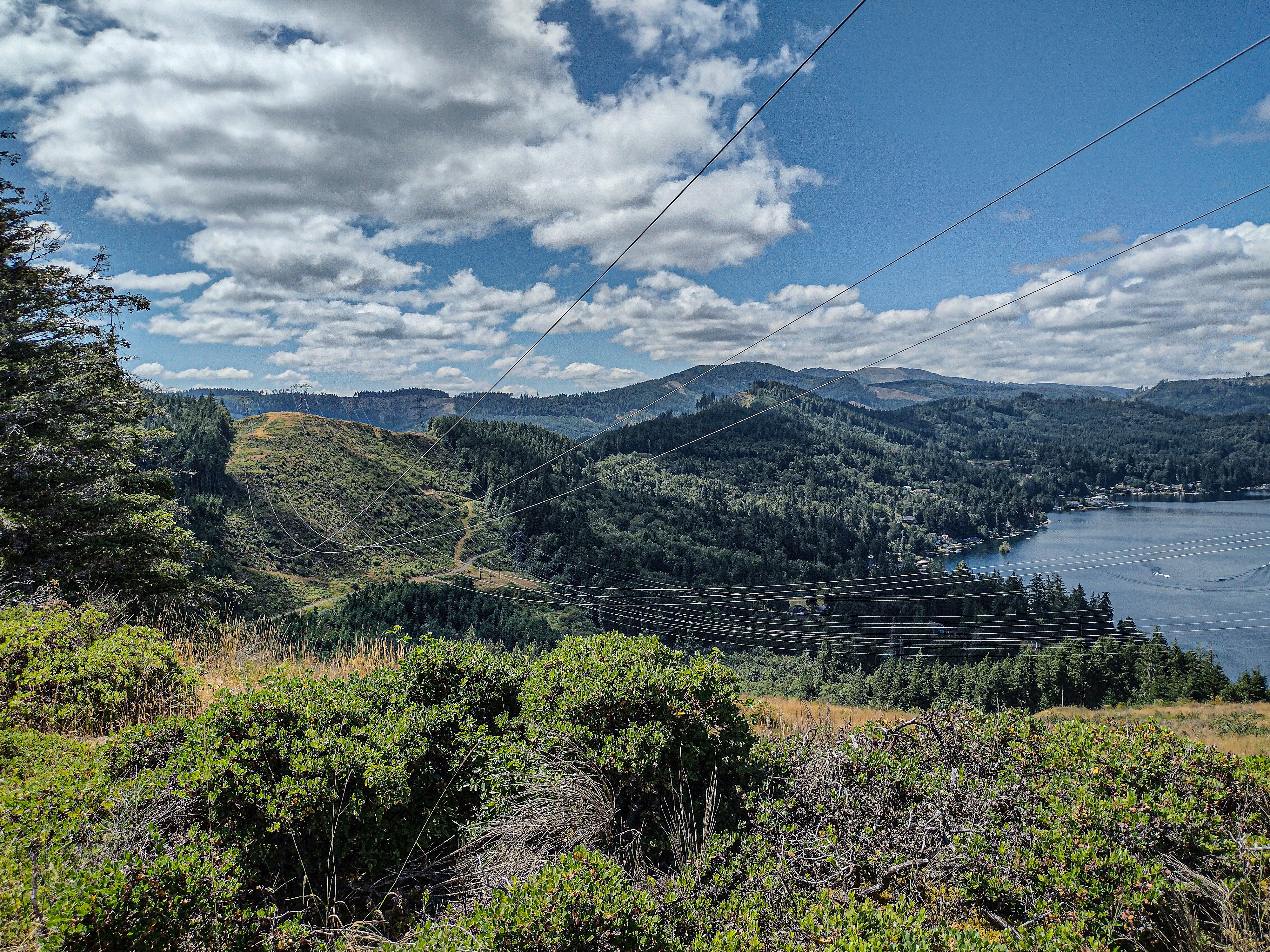 Hillside Overlook Above the River Vale