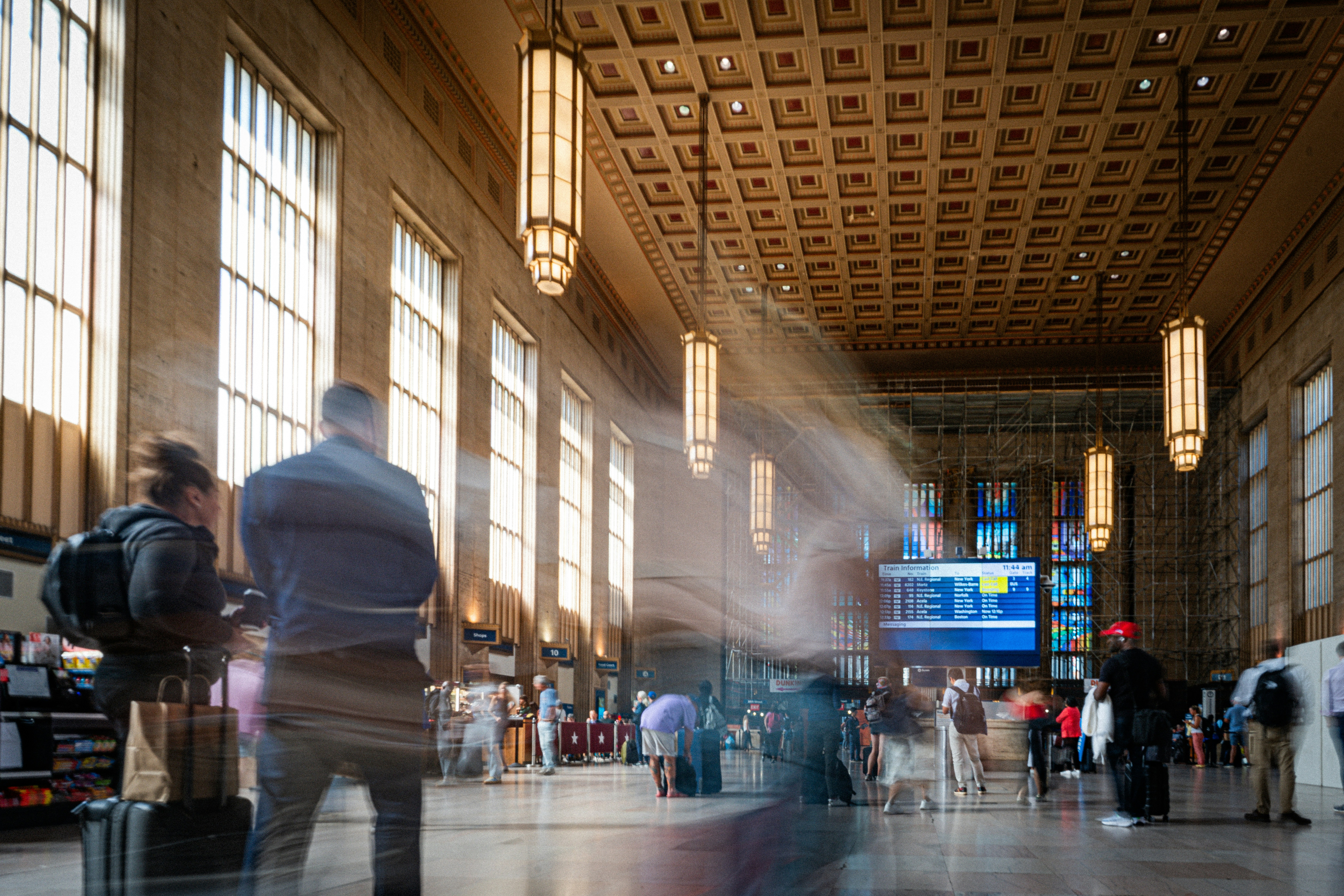 Motion Echoes Among the Grand Terminal Halls