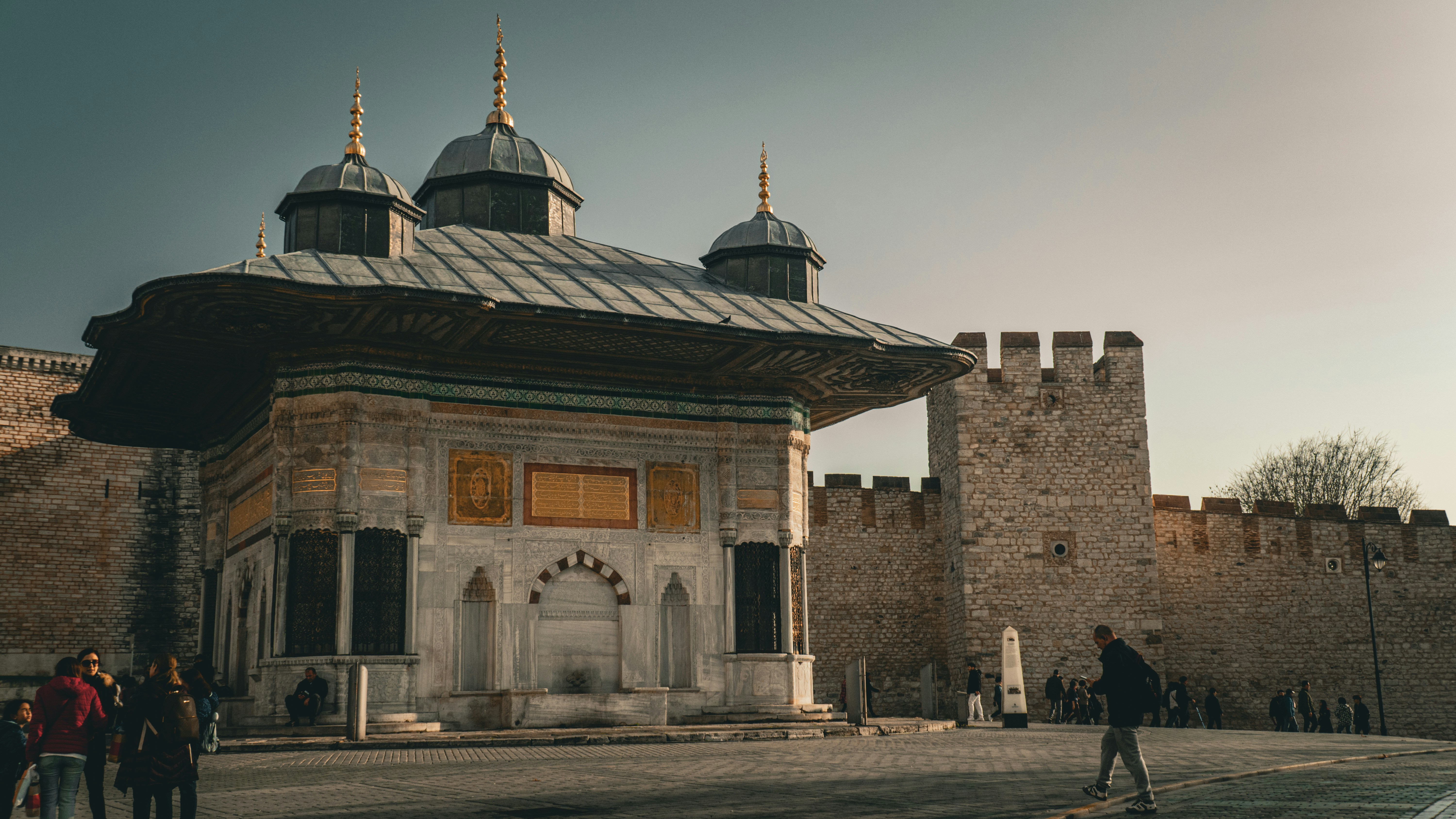 Temple Pavilion Beneath the Ancient Citadel
