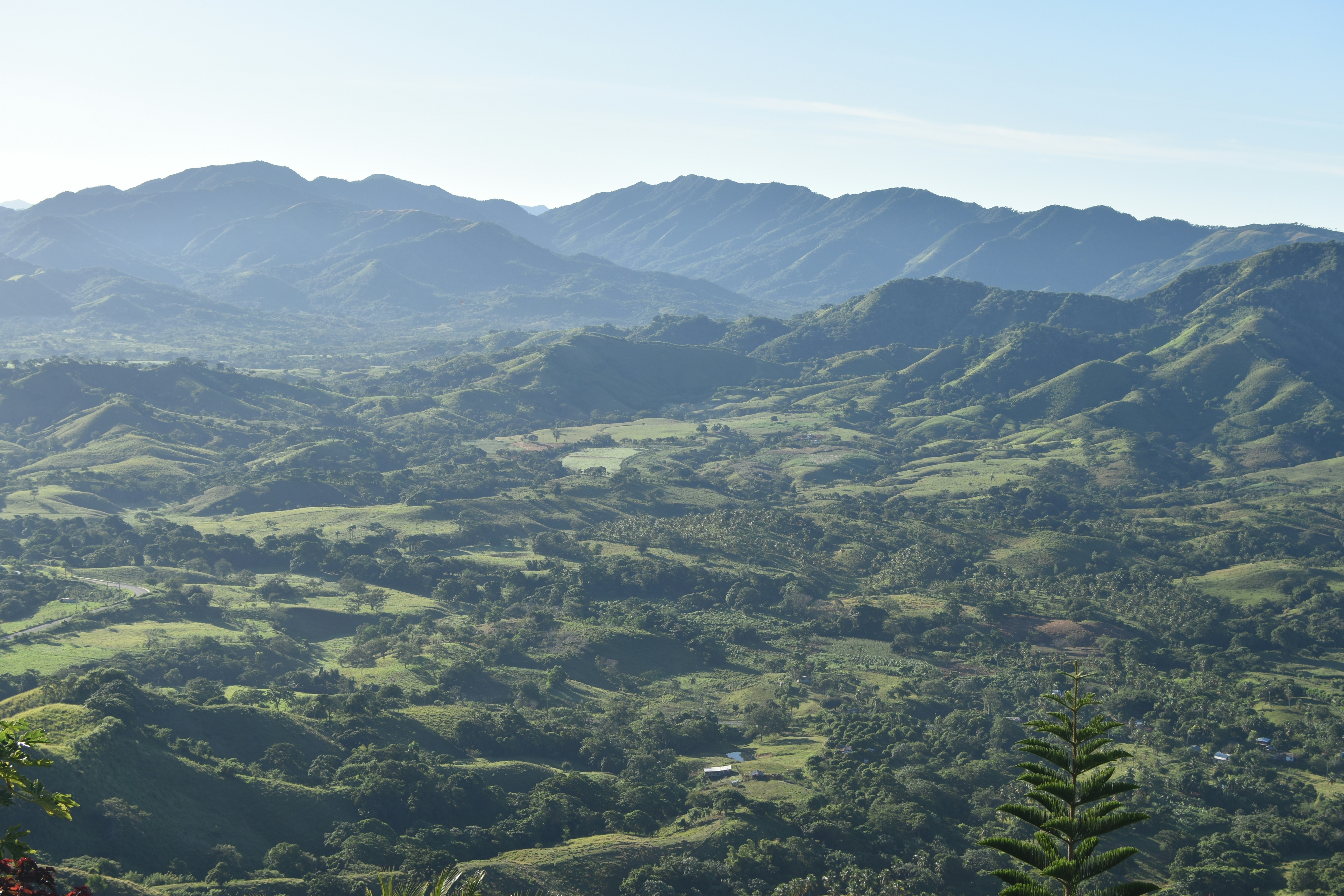A view of a mountain range from a high point of view photo – Free ...
