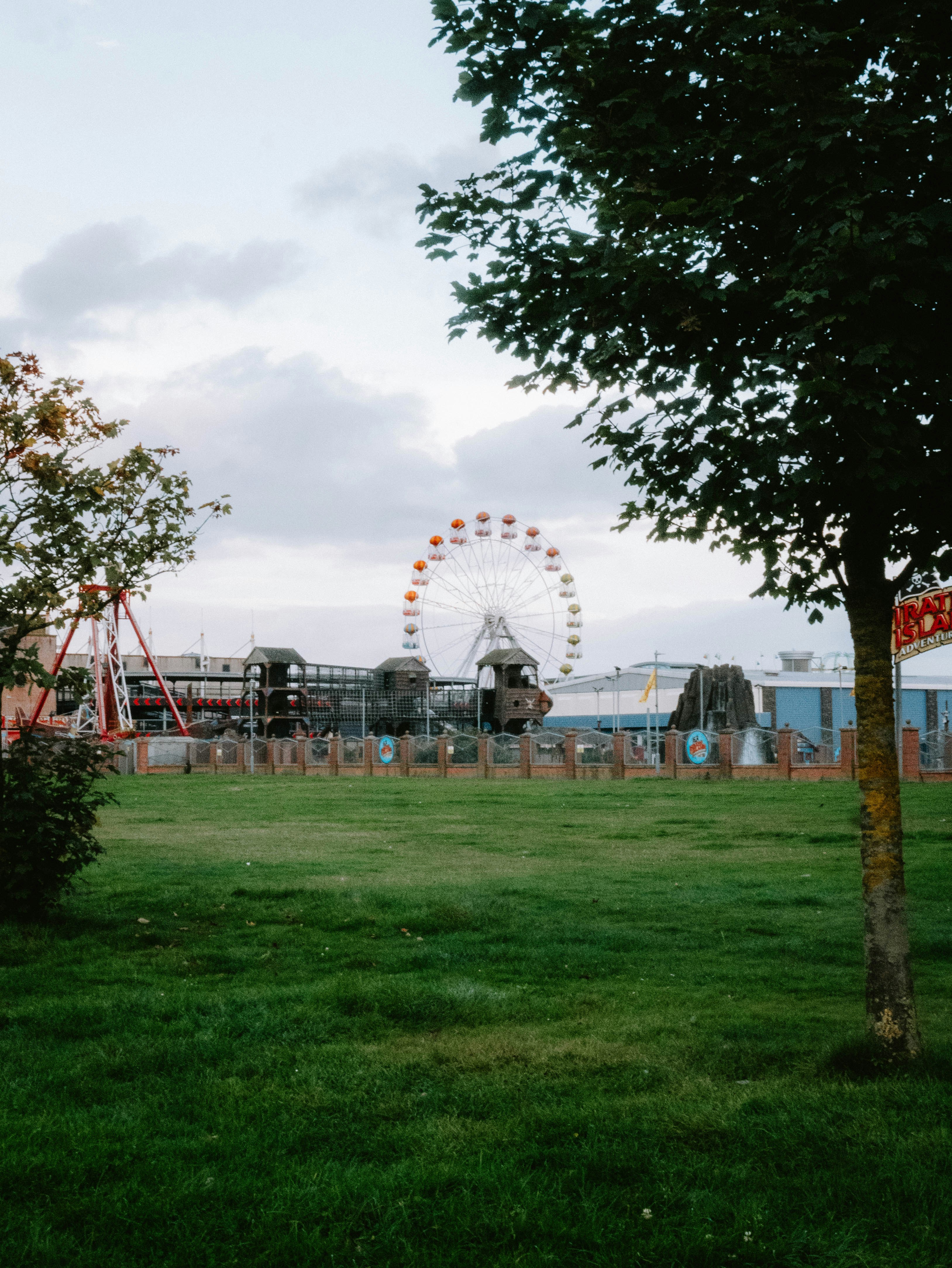 Whimsical Fairground at Twilight