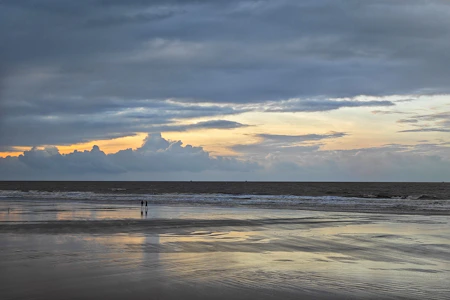 Dusk on the Mirror Shore: Silhouettes at the Quiet Edge