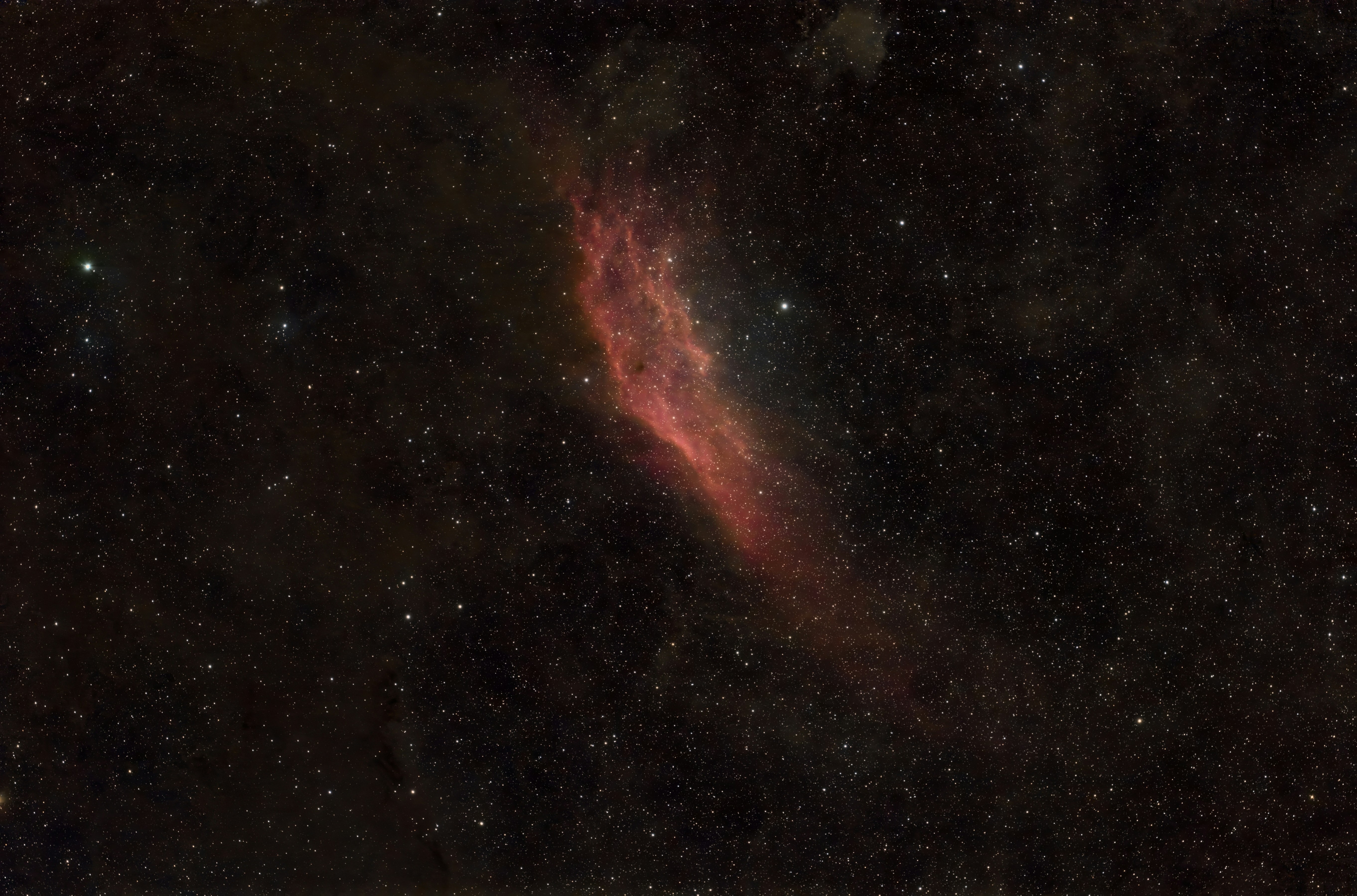 A bright red object in the middle of a dark sky photo – Free Astronomy ...