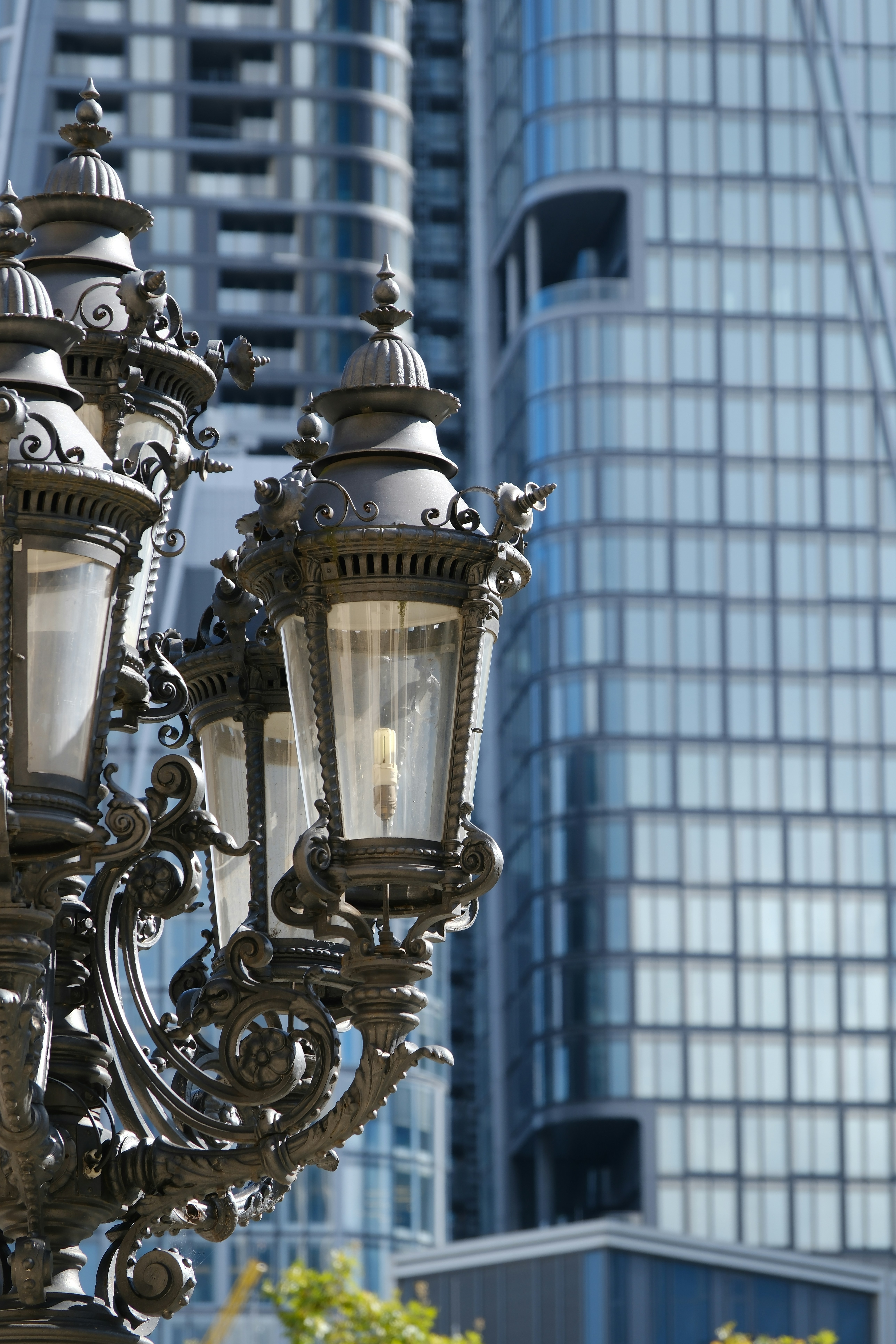 Impression of Frankfurt, Germany, on a summer day