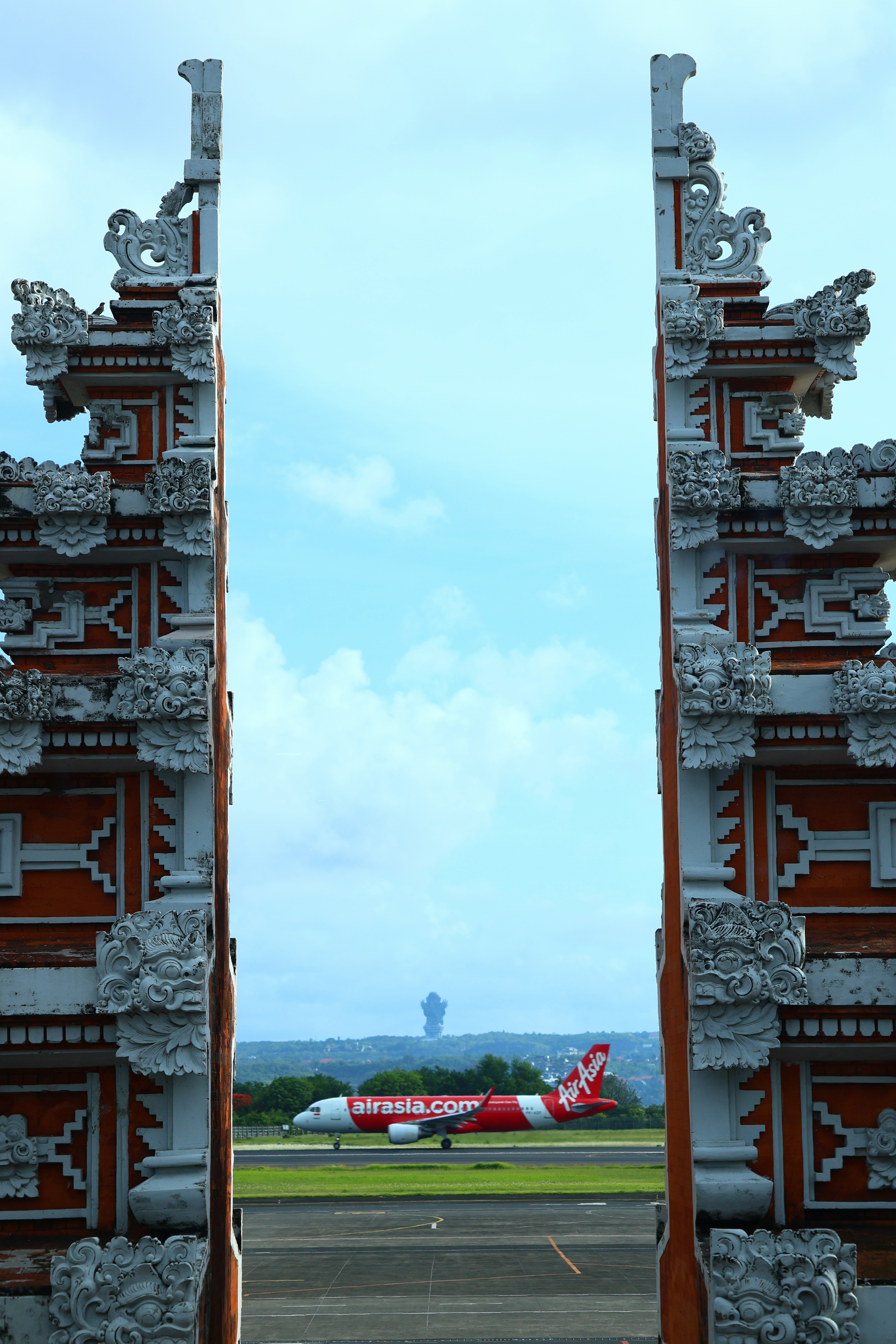 Gateways to Flight: Airstrip Beyond the Ornate Towers