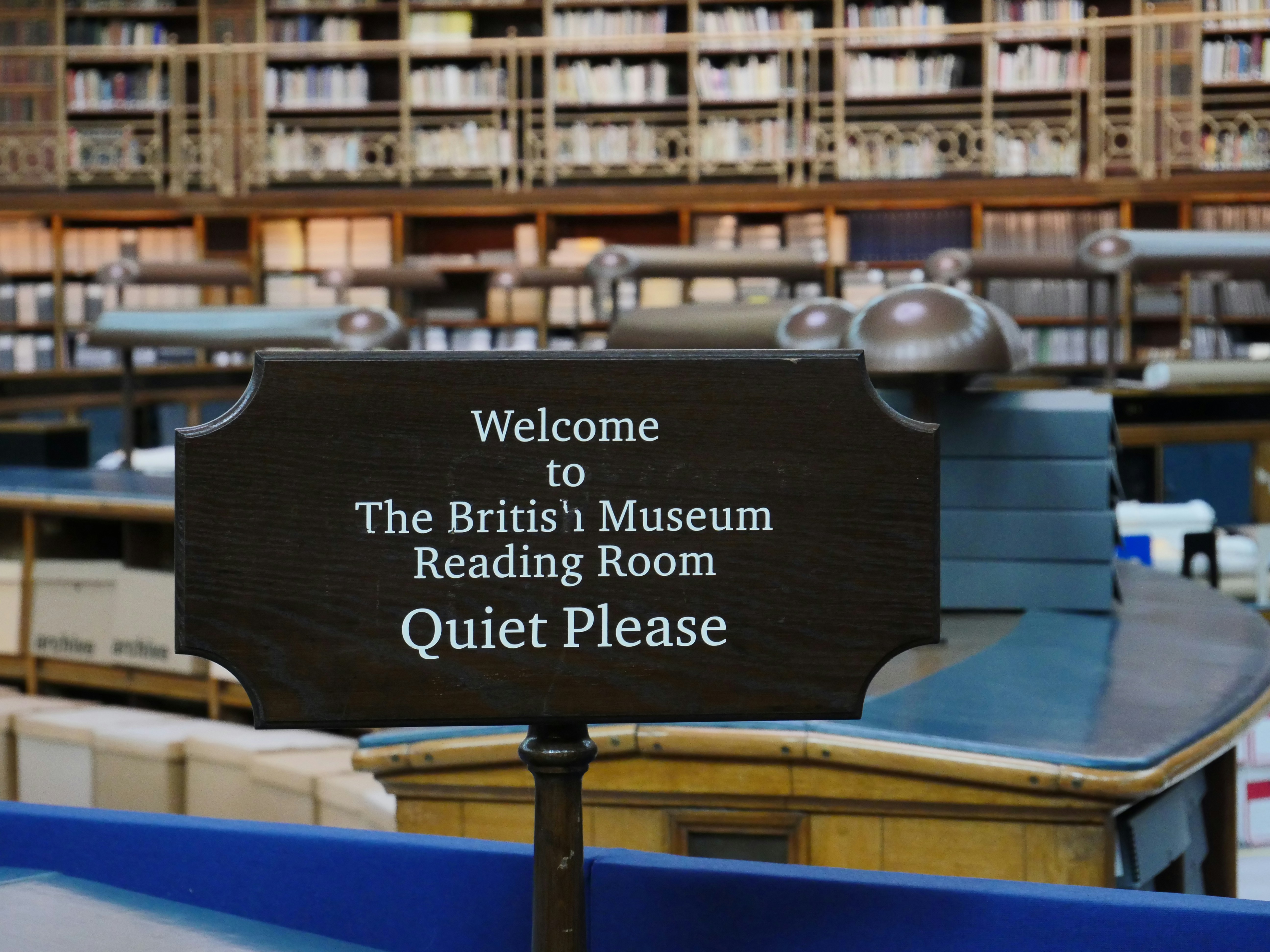Quiet Sign, Quiet Room: A Library Welcome