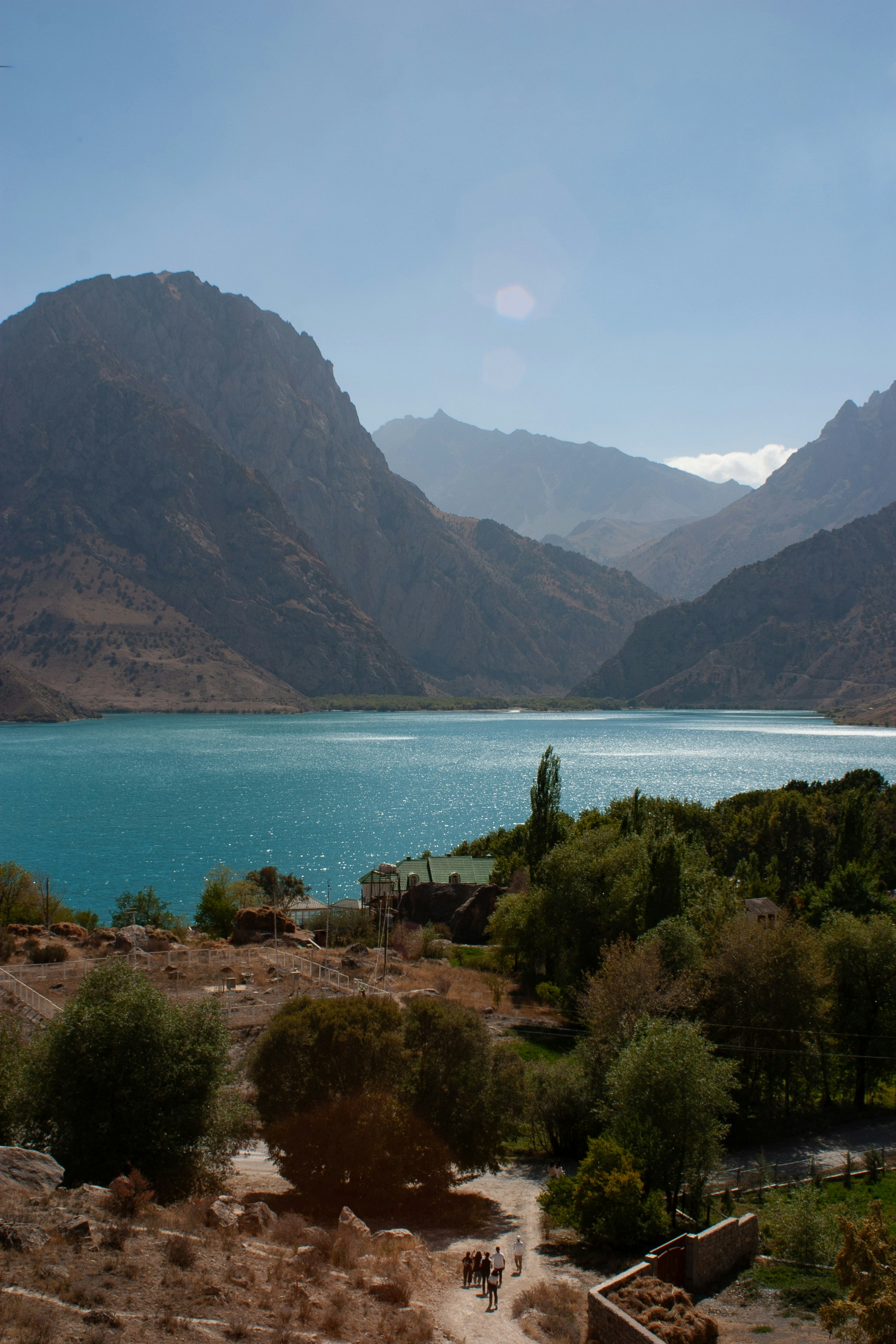 Azure Lake Carved by Silent Valleys