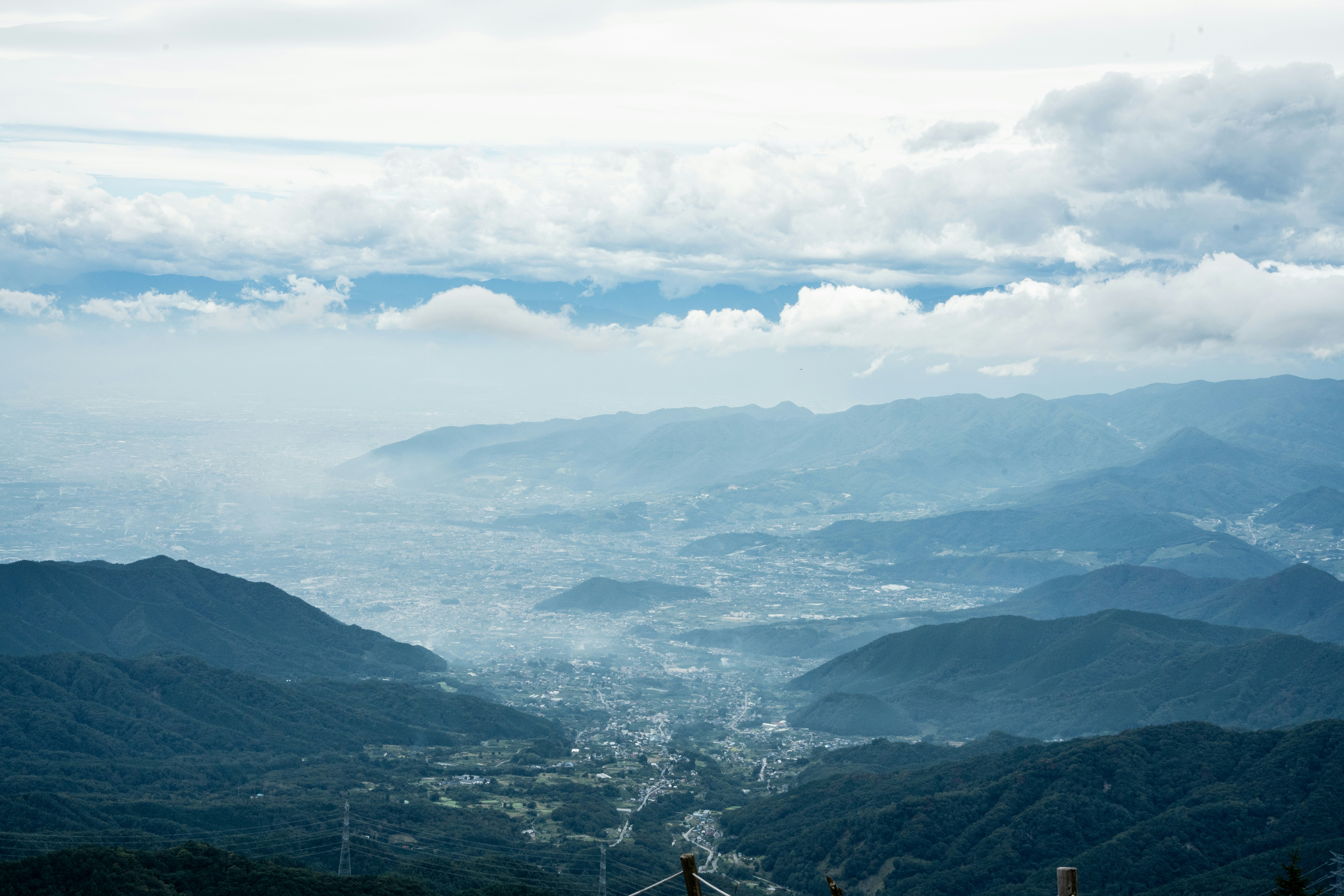 A view of a valley from a high point of view photo – Free Nature Image ...