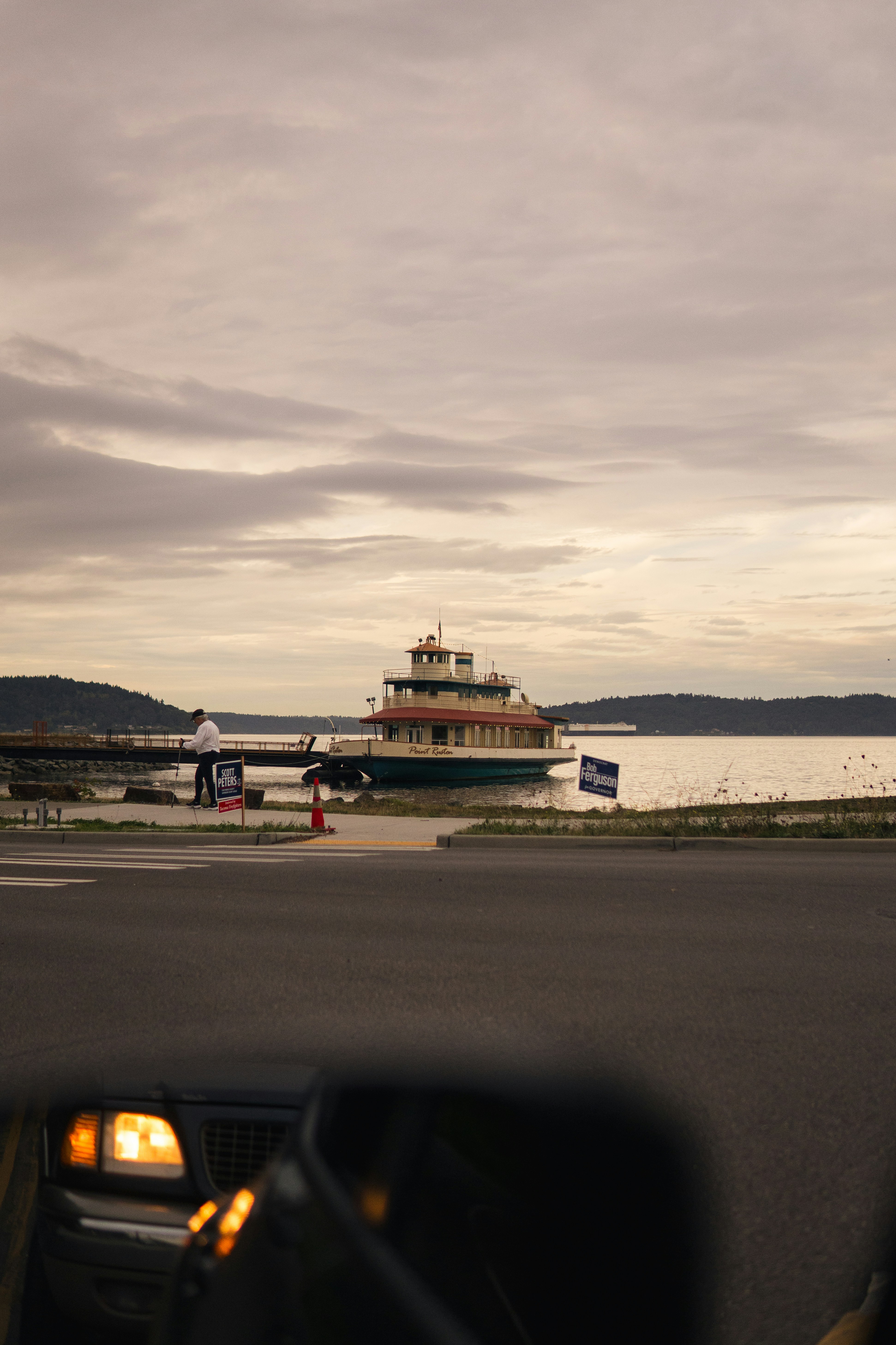 Pacific north west at dusk