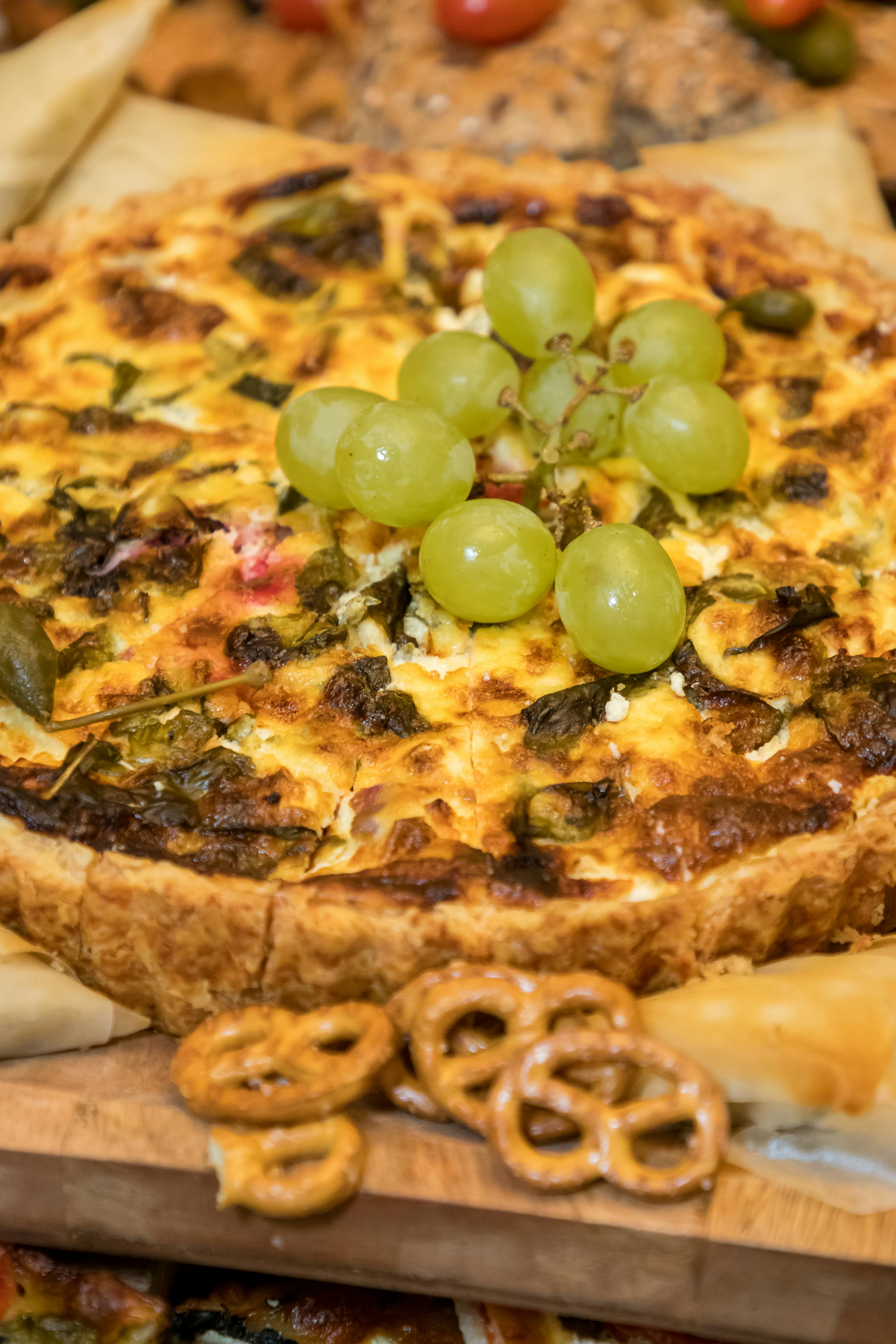 Herb-Infused Quiche with a Sweet Twist