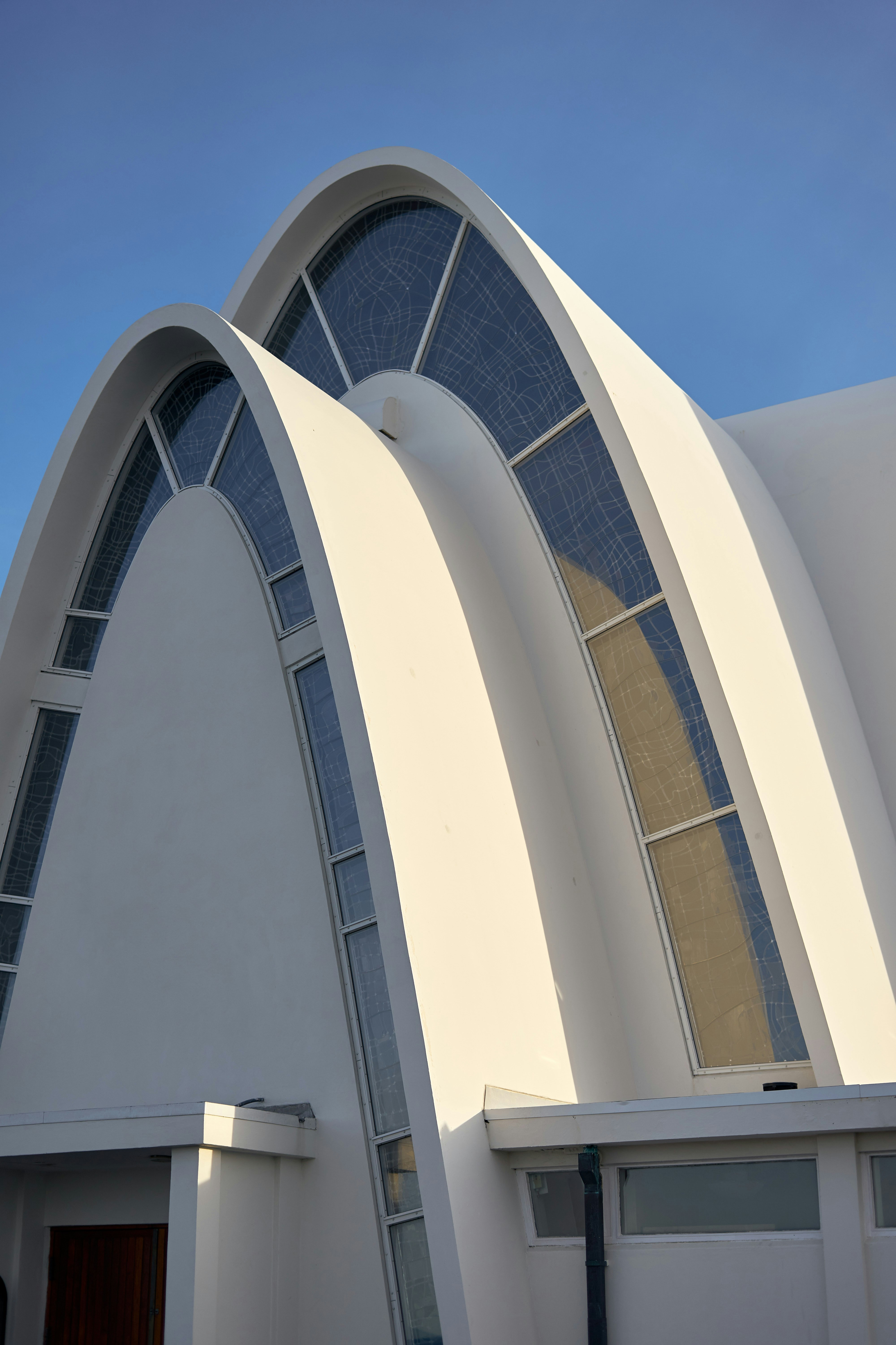 Modern church in iceland