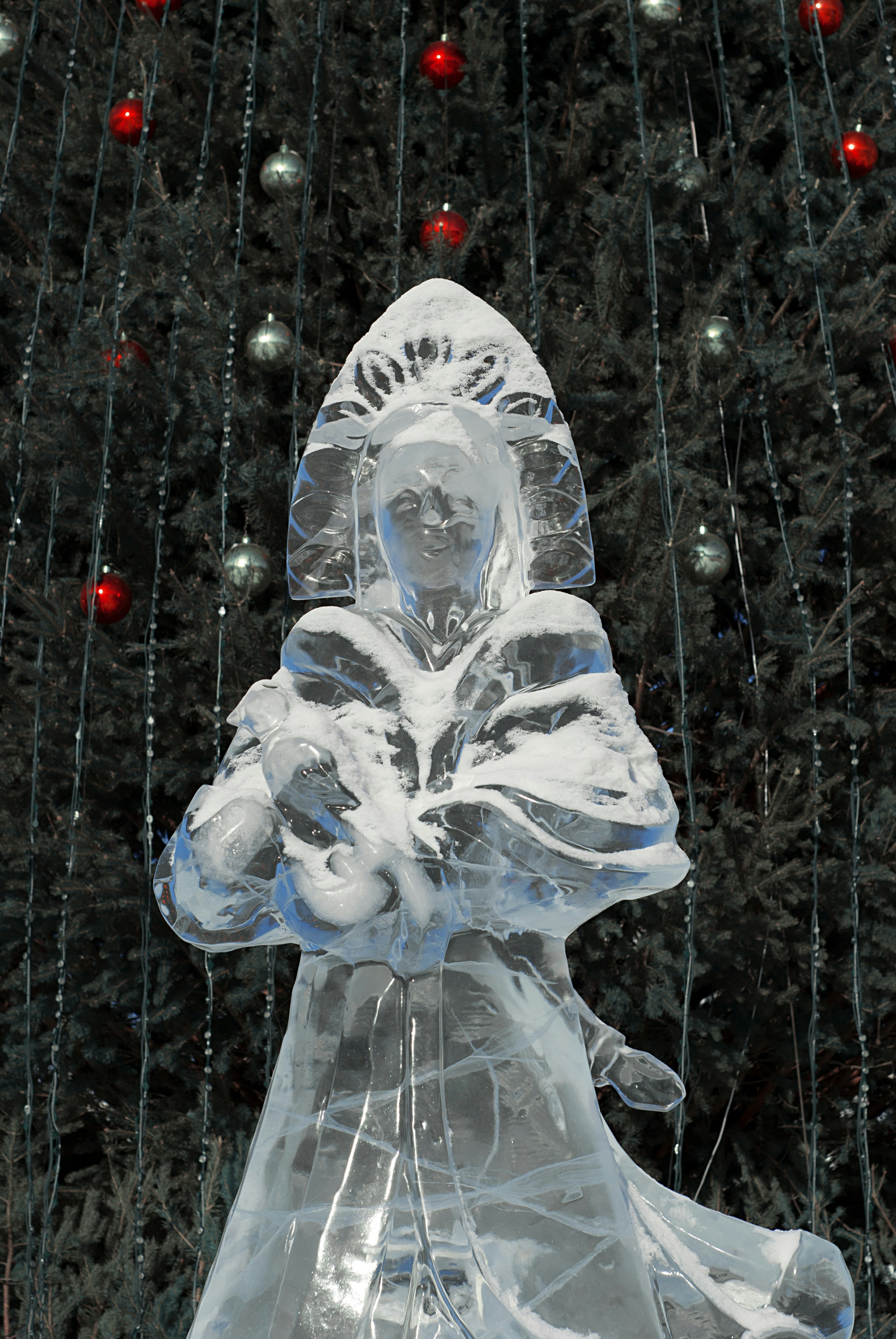 Ice figure of the Snow Maiden