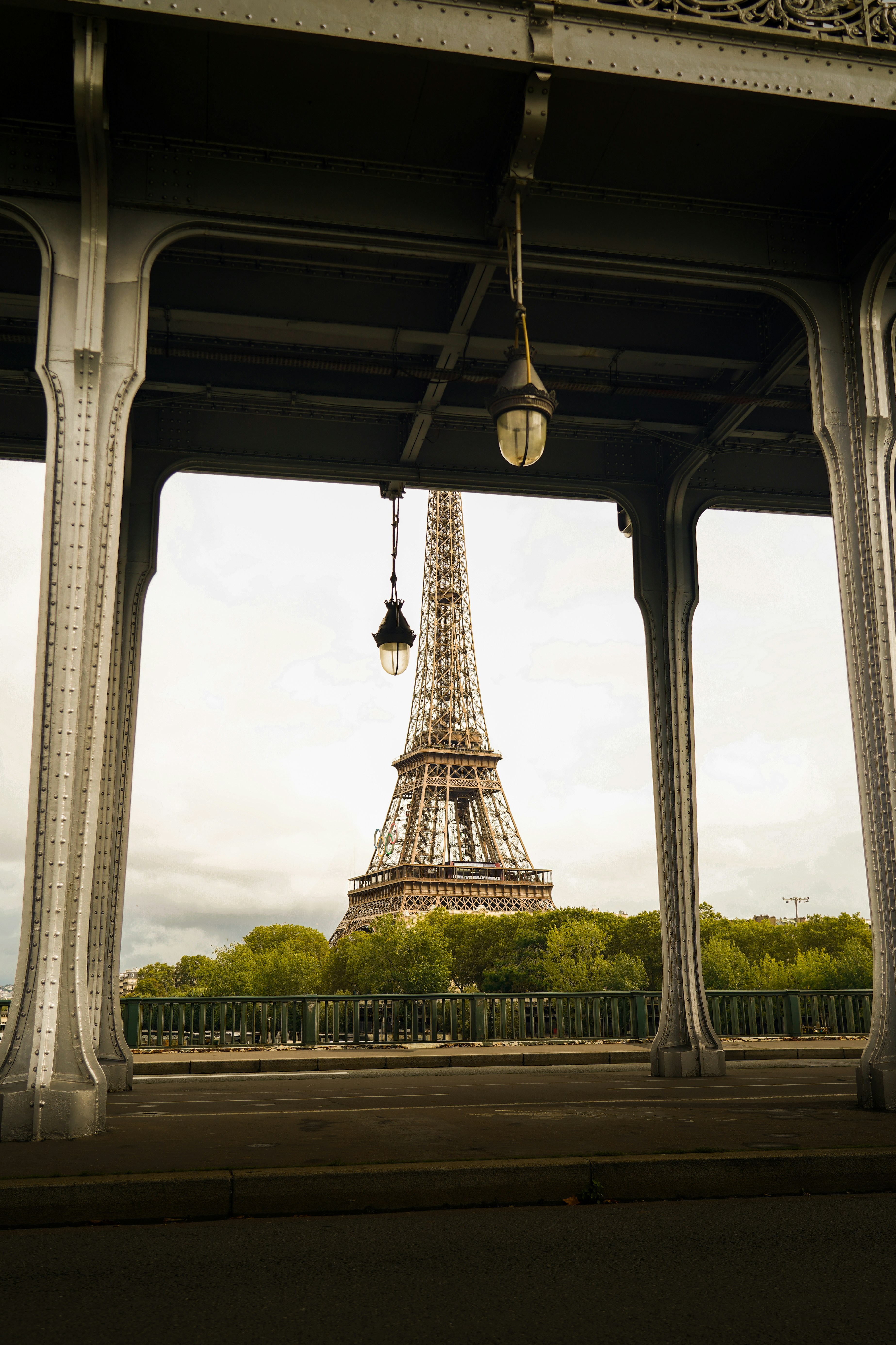 A view of the eiffel tower from under a bridge photo – Free Eiffel ...