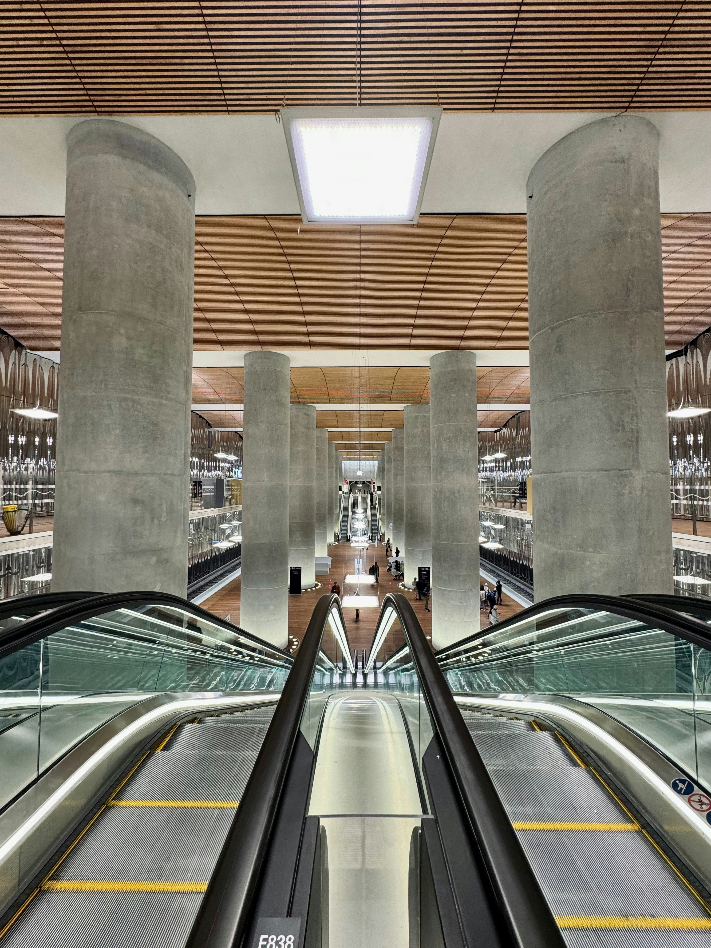 Vanishing Path: Rails of Light in a Transit Cathedral