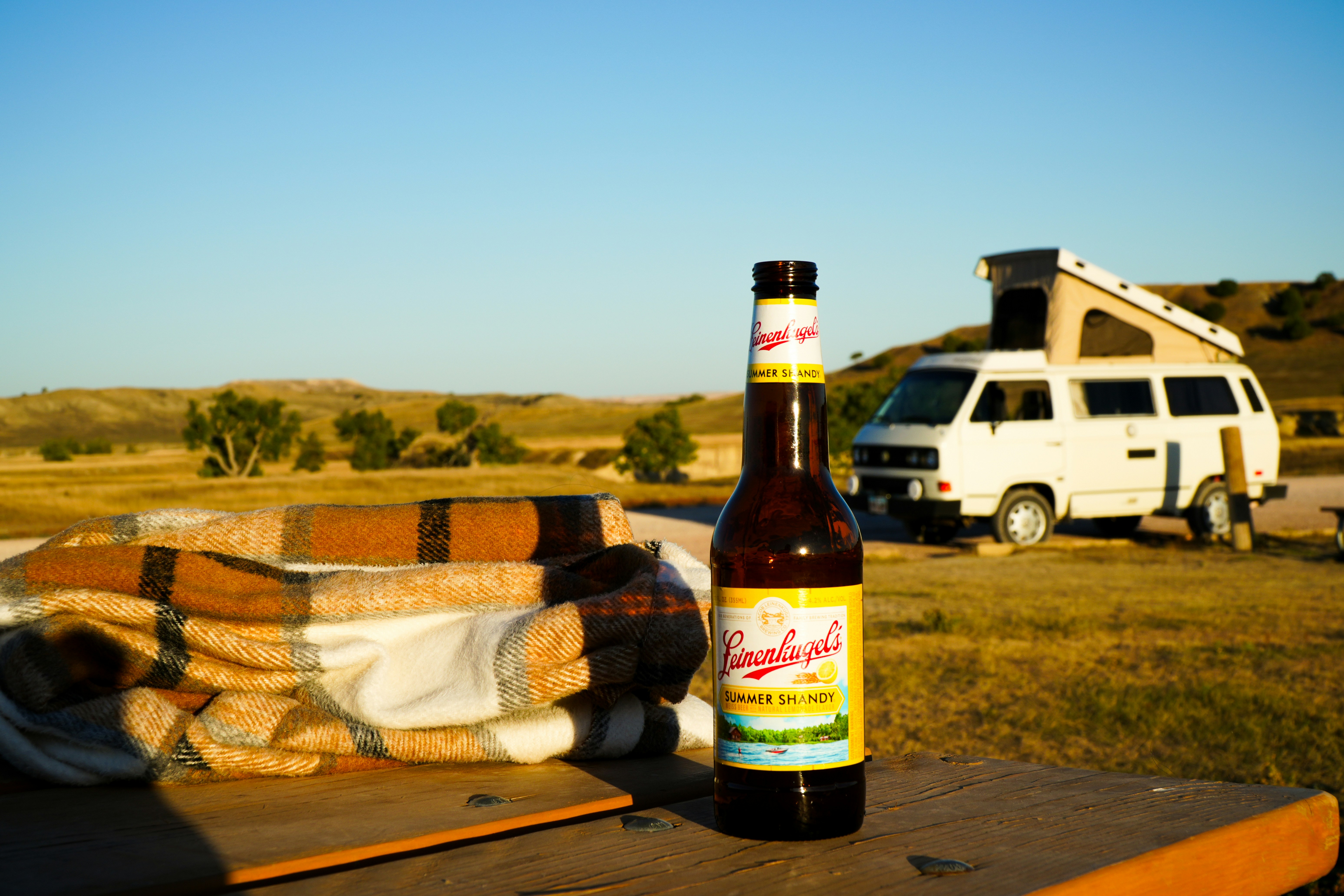 Summer shandy at sunset