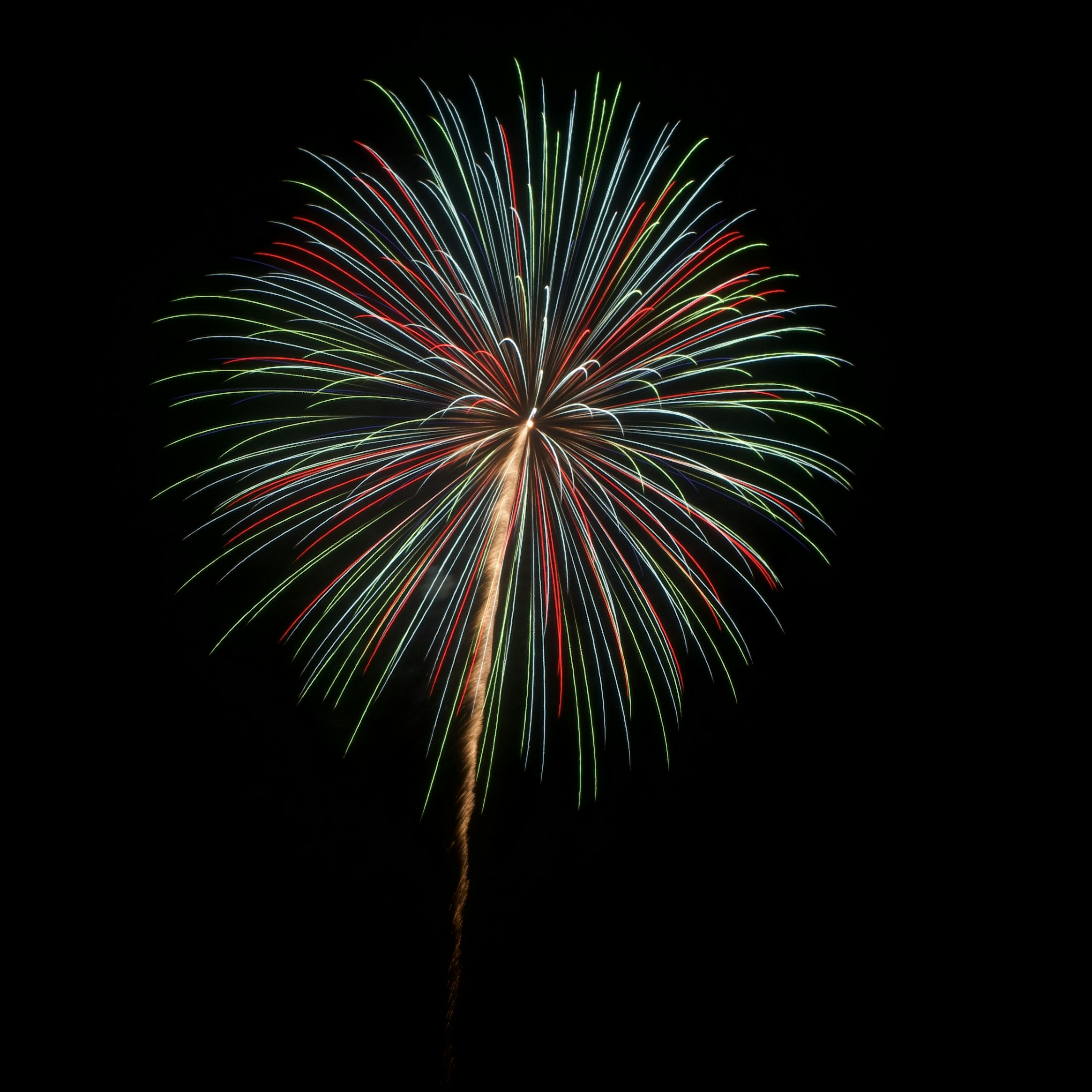 A colorful fireworks is lit up in the night sky photo – Free Fukuoka ...