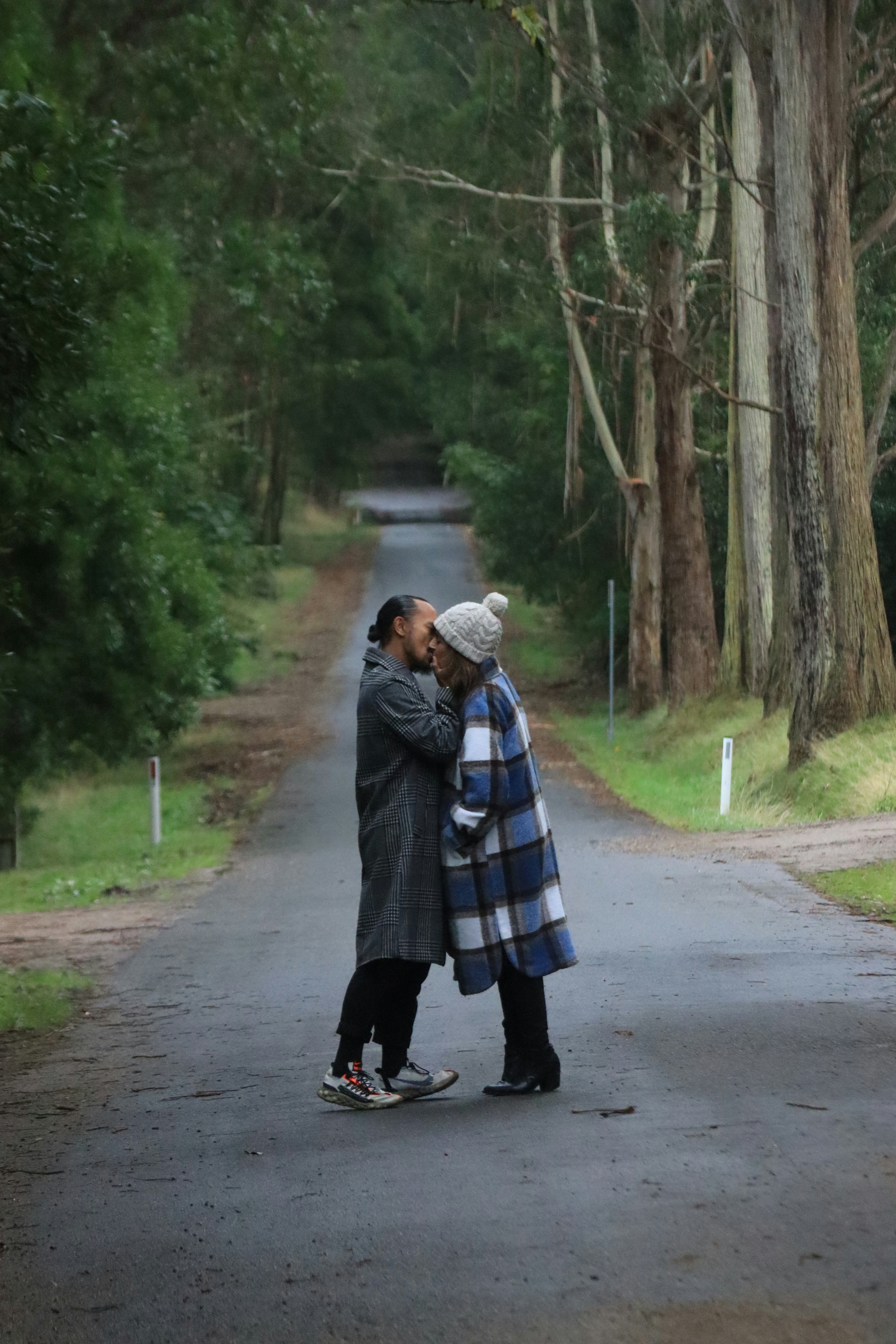 A Moment of Connection on a Serene Path