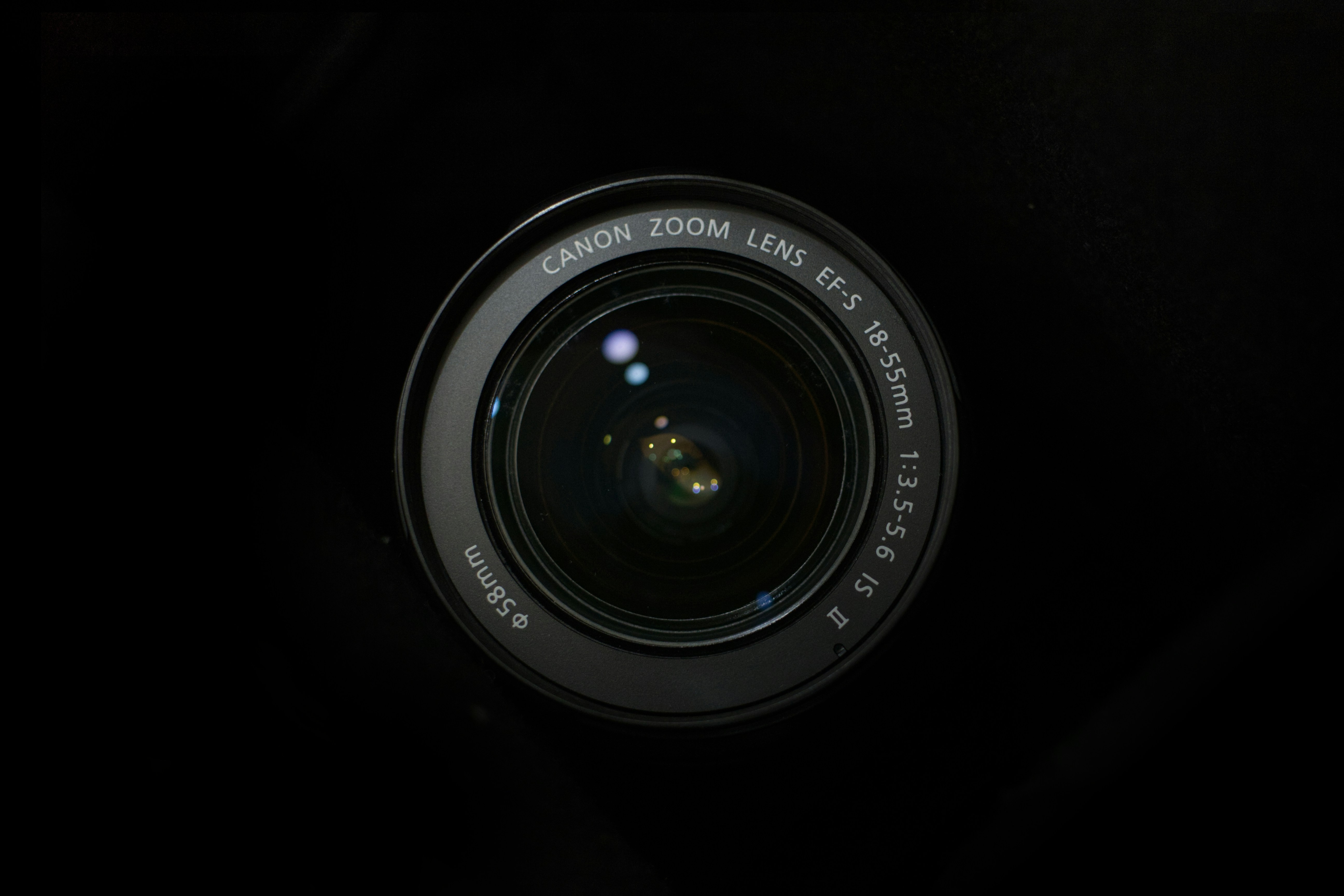 A close up of a camera in the dark photo – Free Camera lens Image on ...