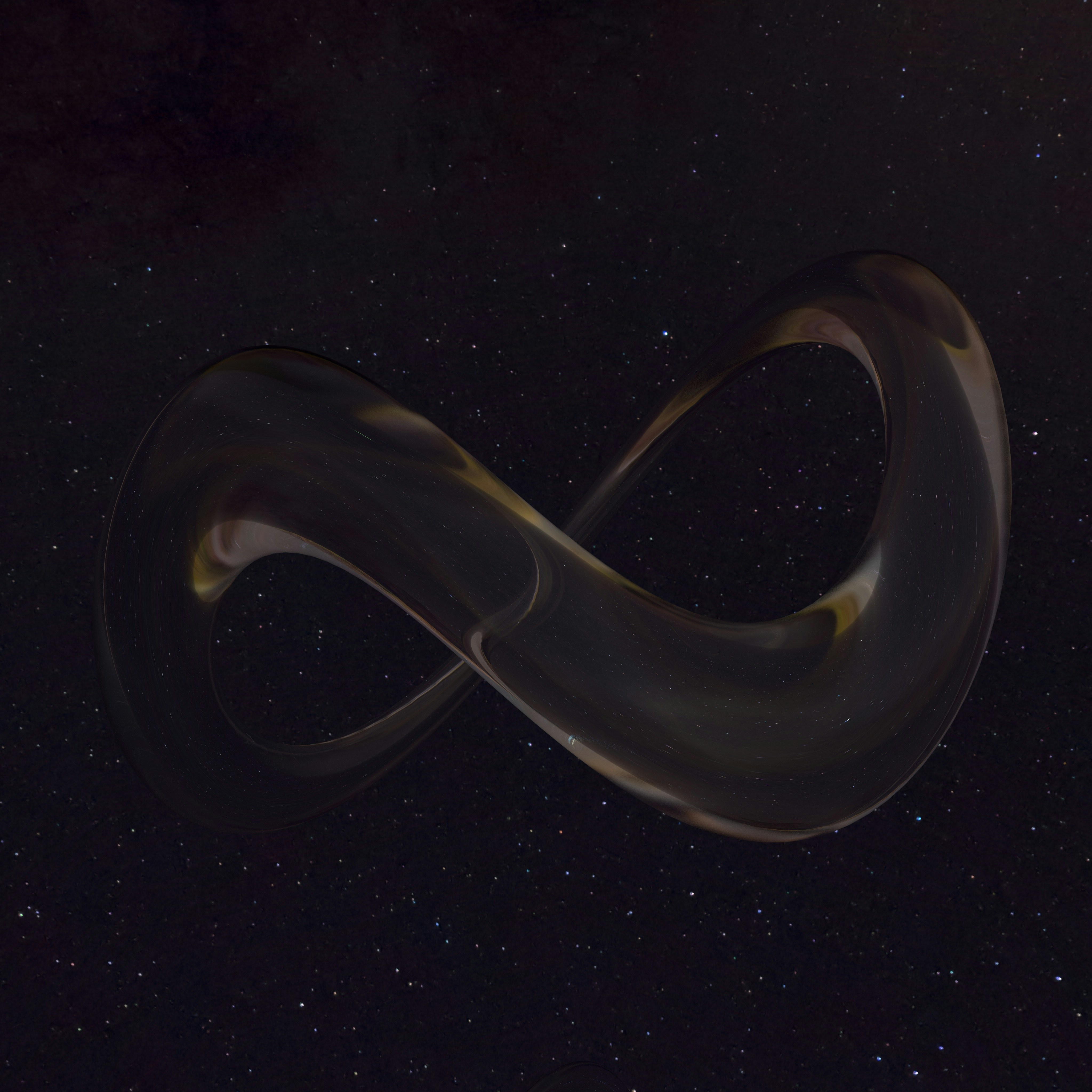 A stylized image of an infinite sign in the night sky photo – Free ...