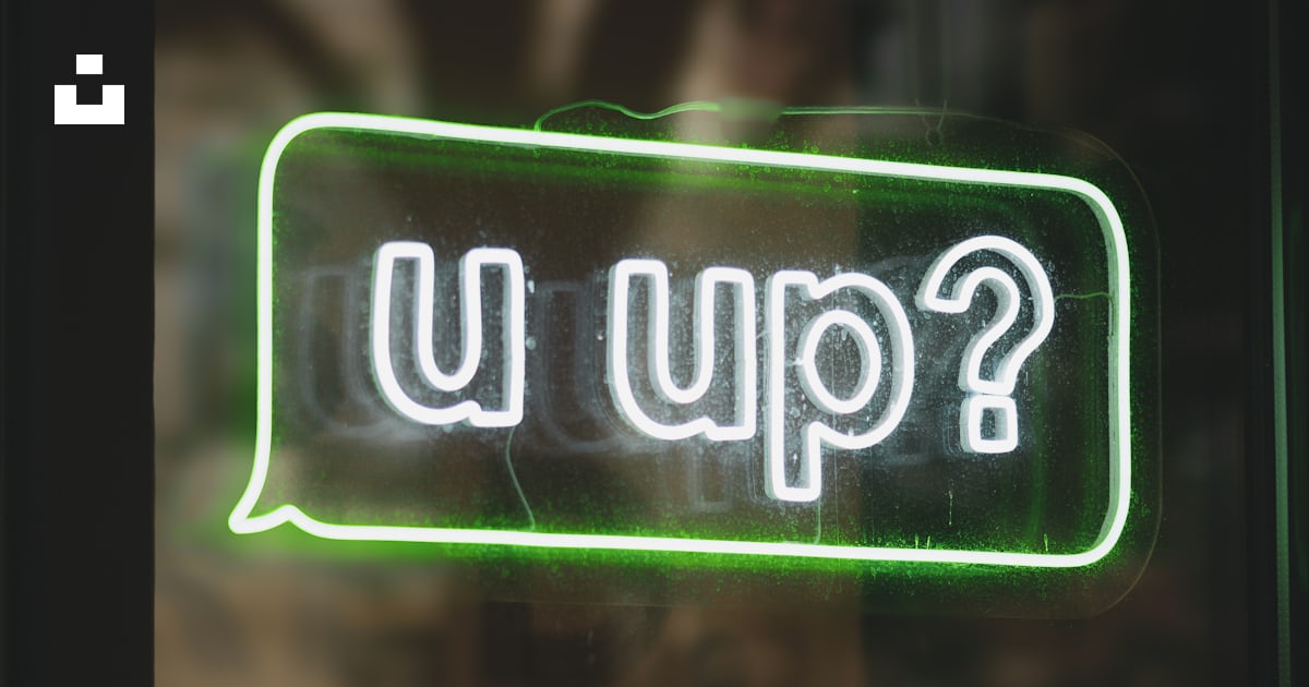 A Neon Sign That Says What Is Up Photo Free South End Image On Unsplash