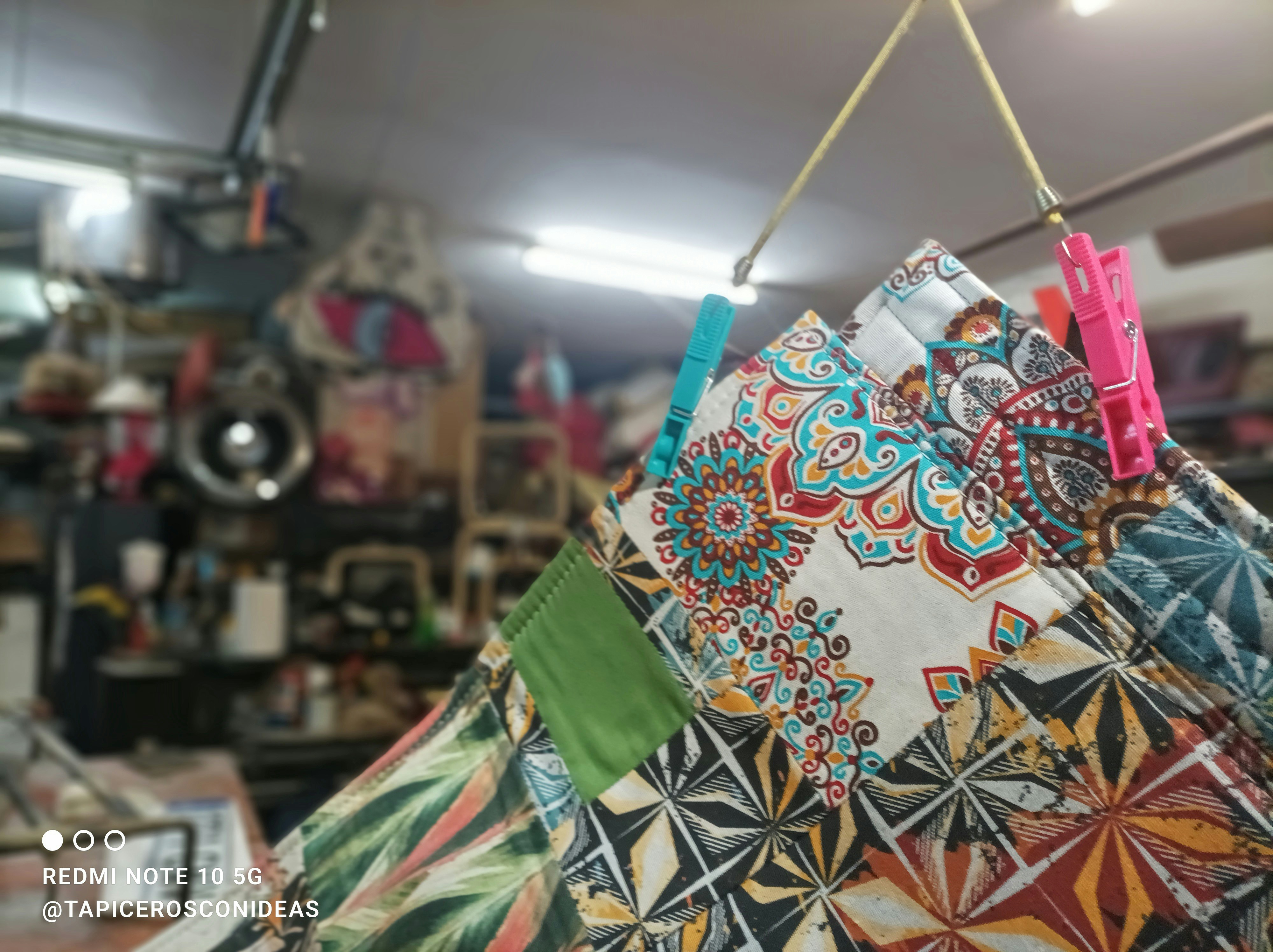 A room filled with lots of different types of fabrics photo – Free Art ...