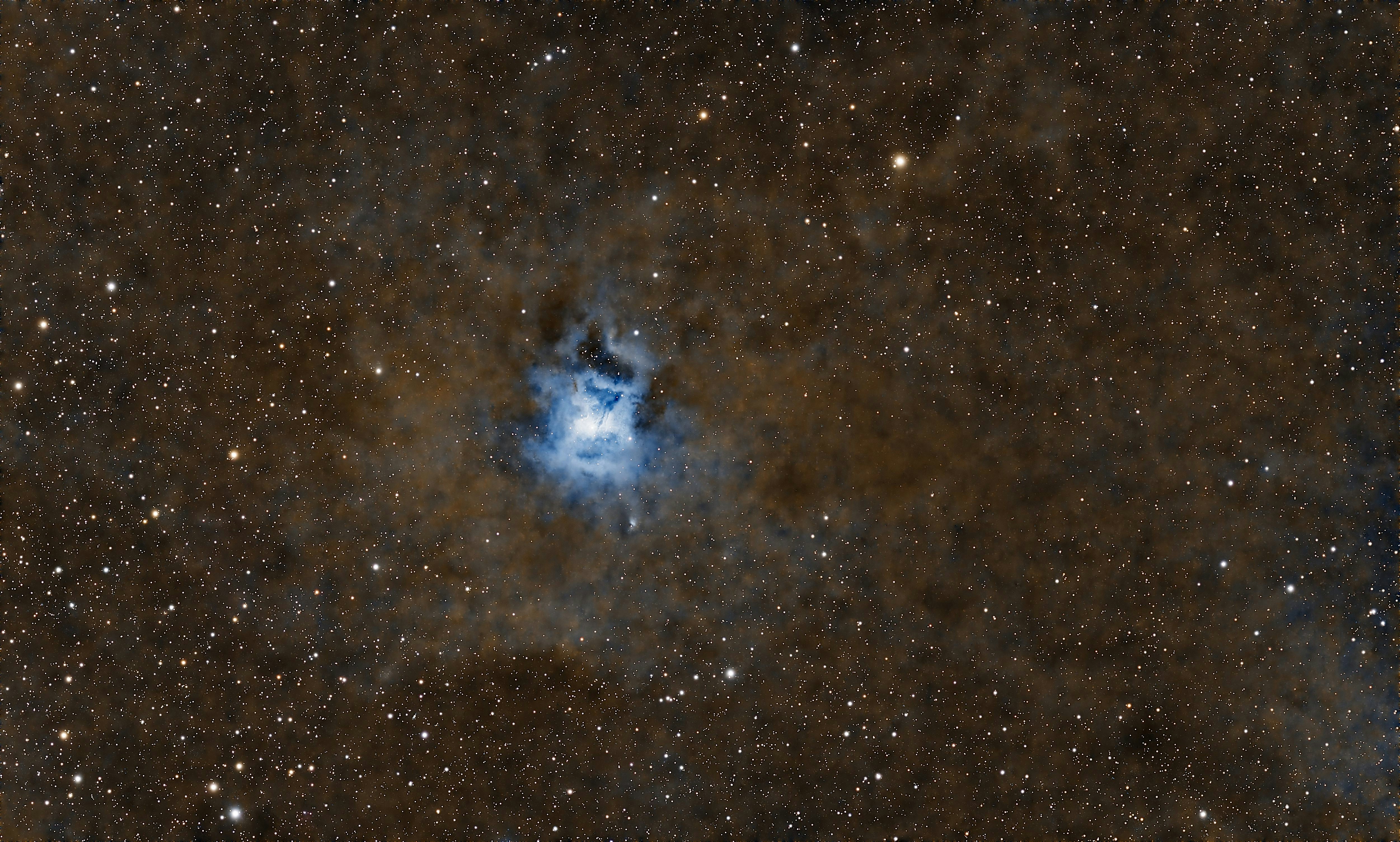 Hubble Star Field With Colors