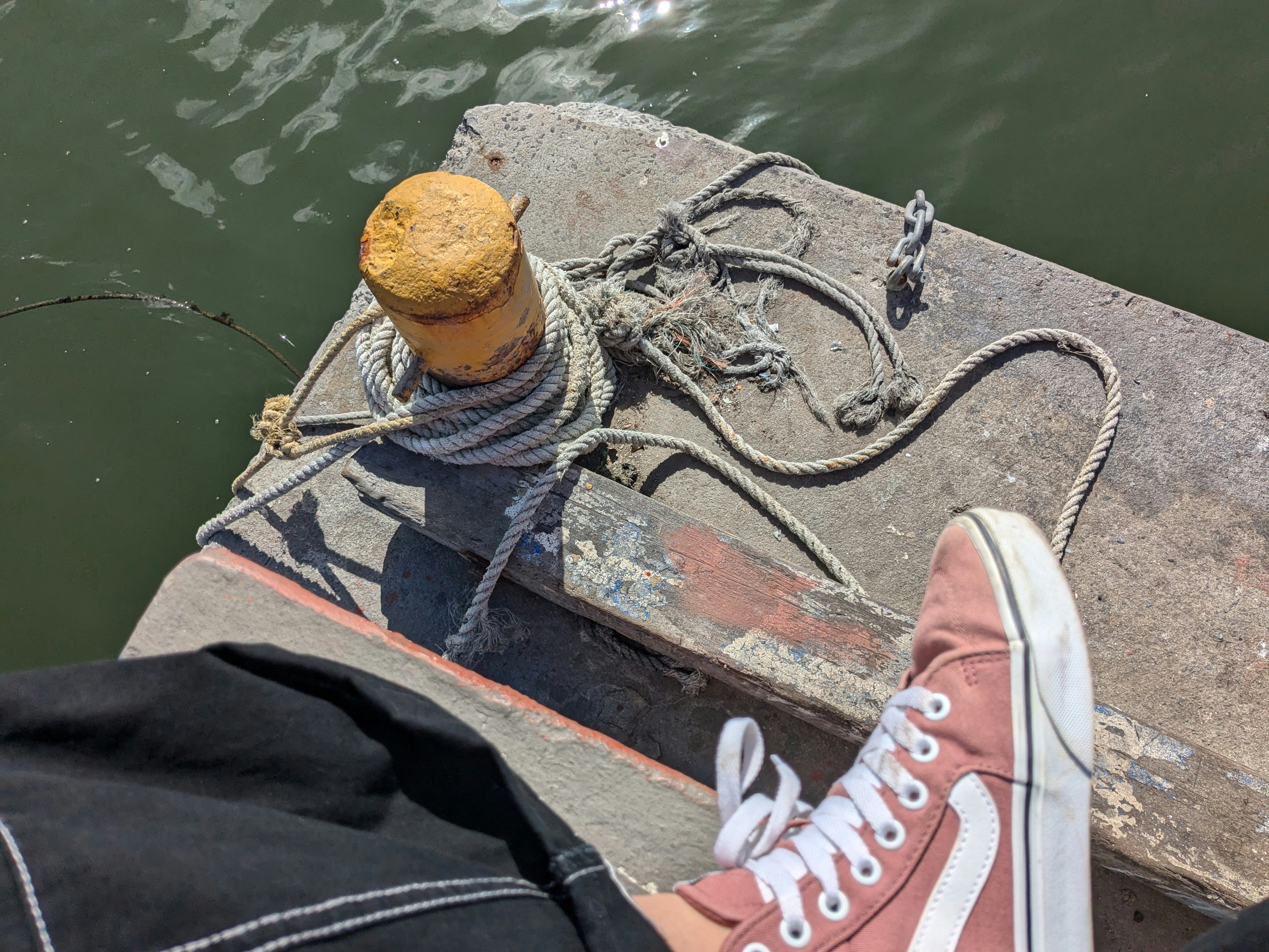Casual Moments by the Dock