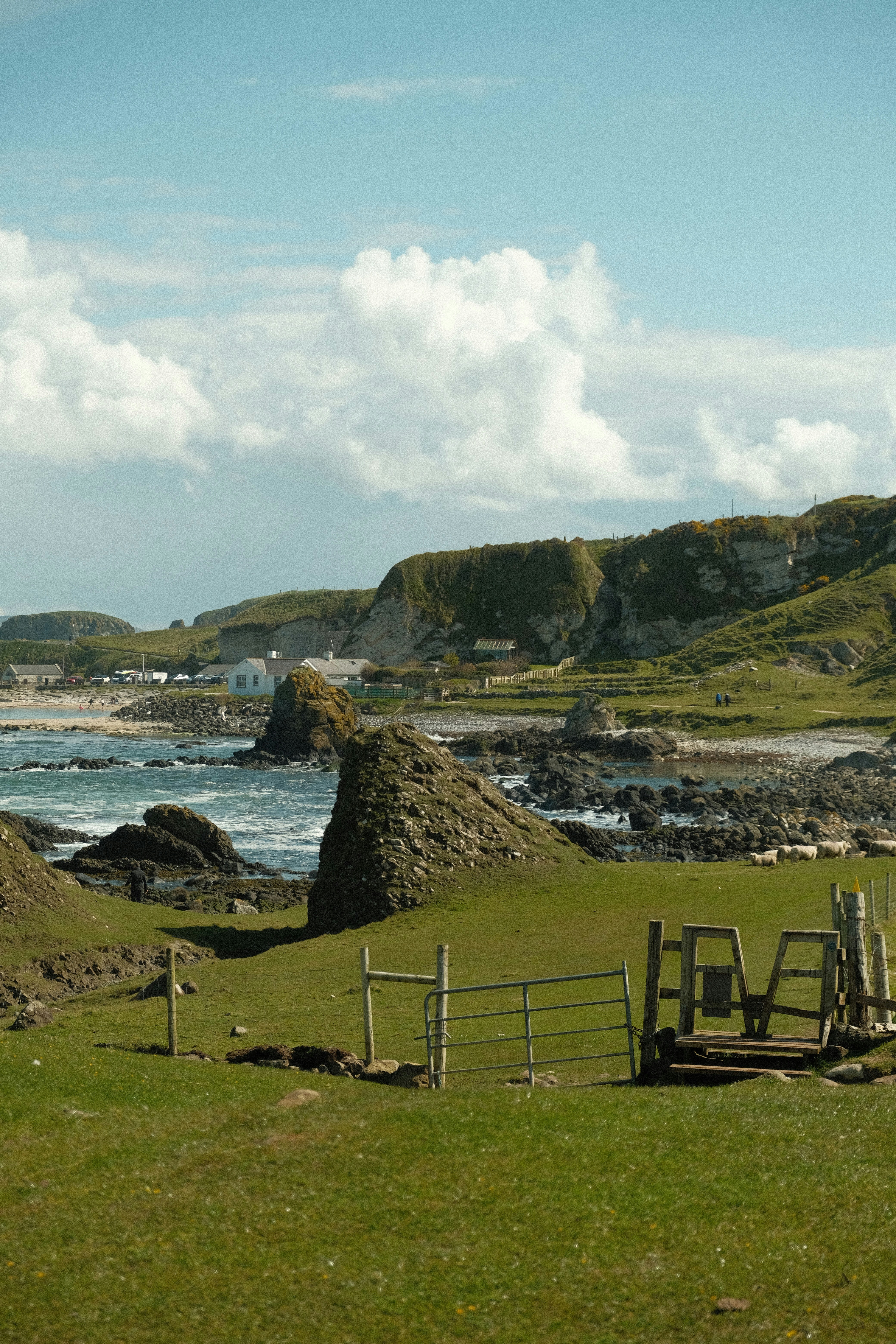 Coastal Sentinel: A Windswept Clifftop Farm Beneath Open Skies