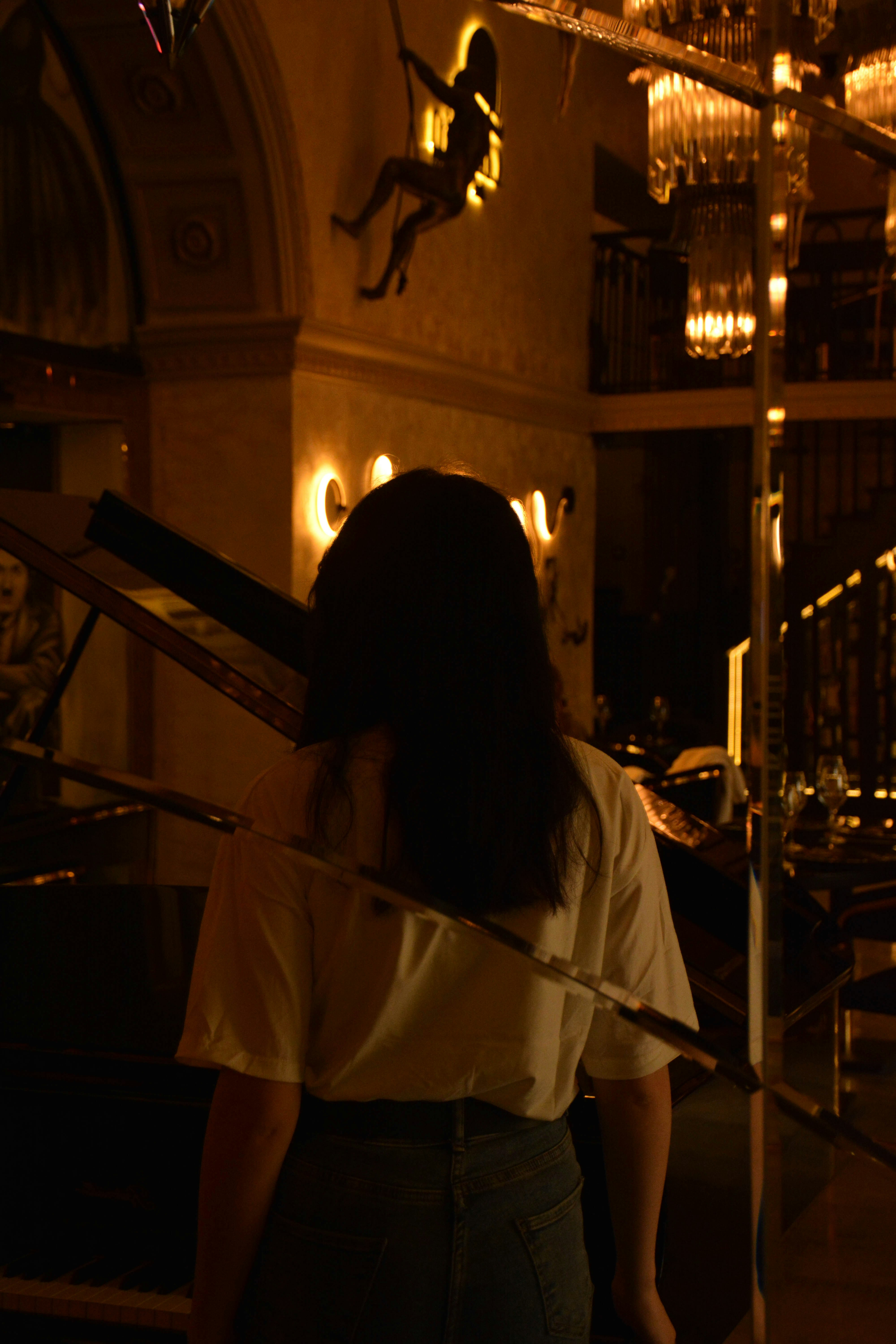 Reflections of Melody in a Dimly Lit Lounge