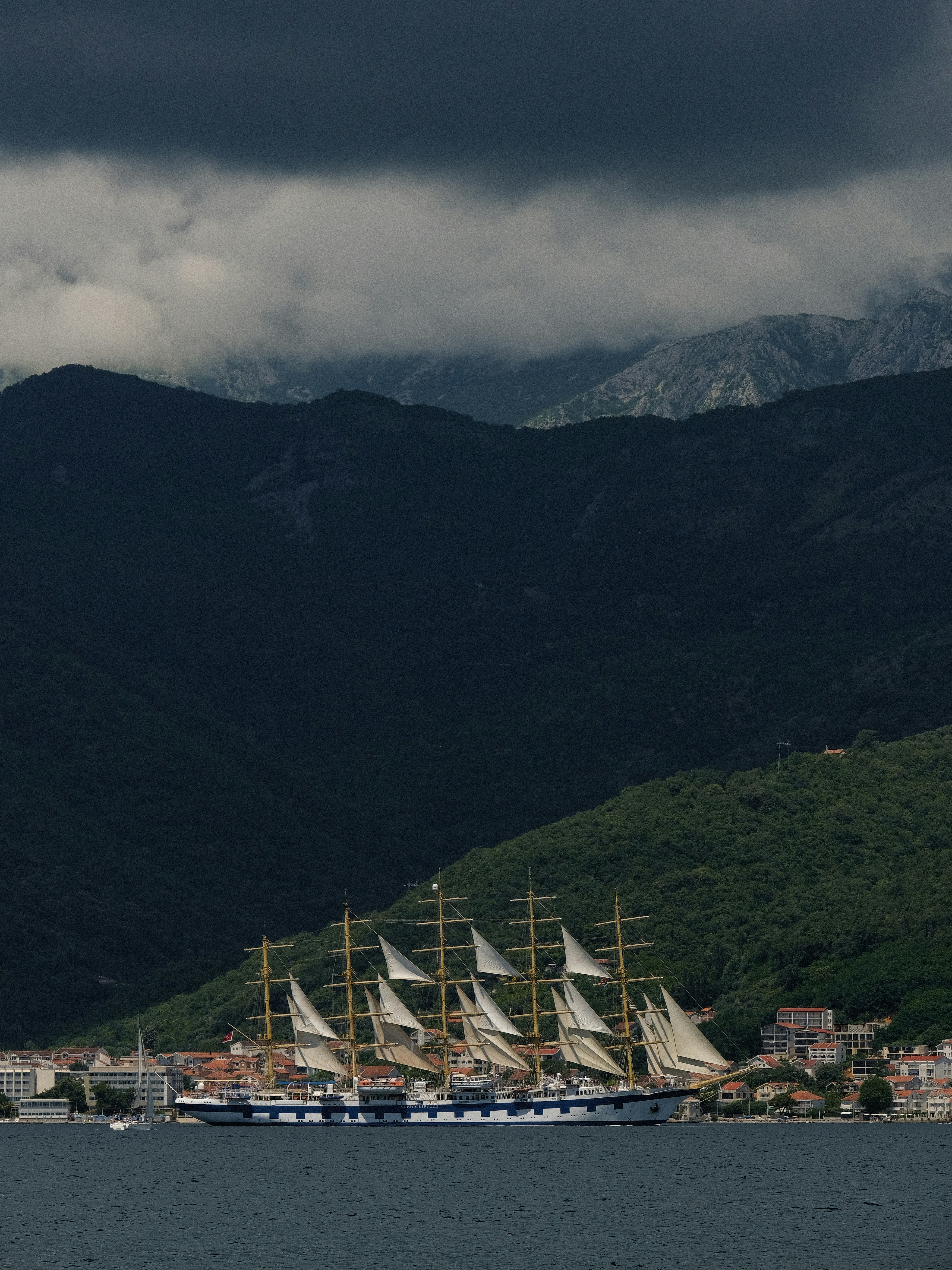 Storm is coming, Tivat bay, Montenegro