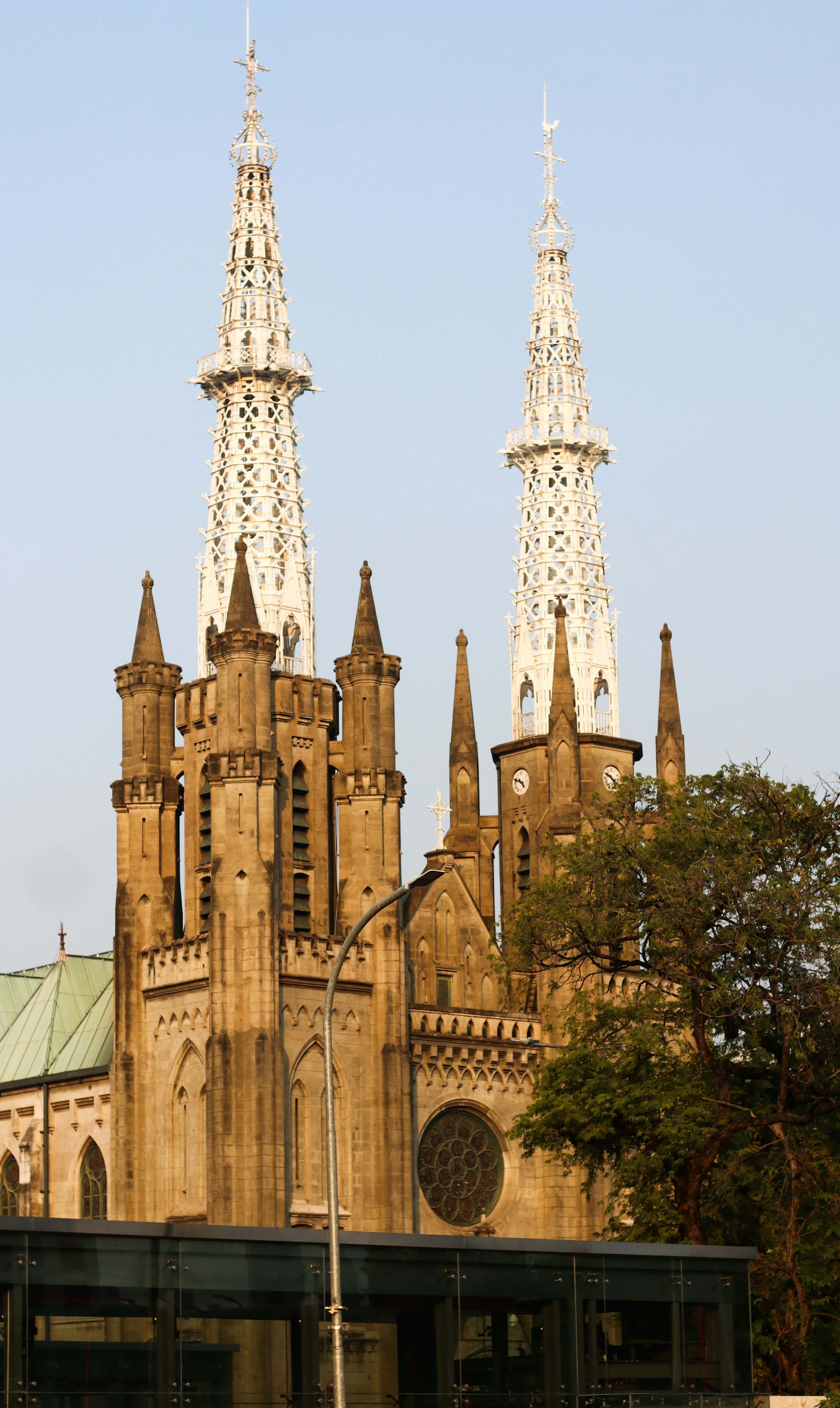 A large cathedral with two spires on top of it photo – Free Jakarta ...