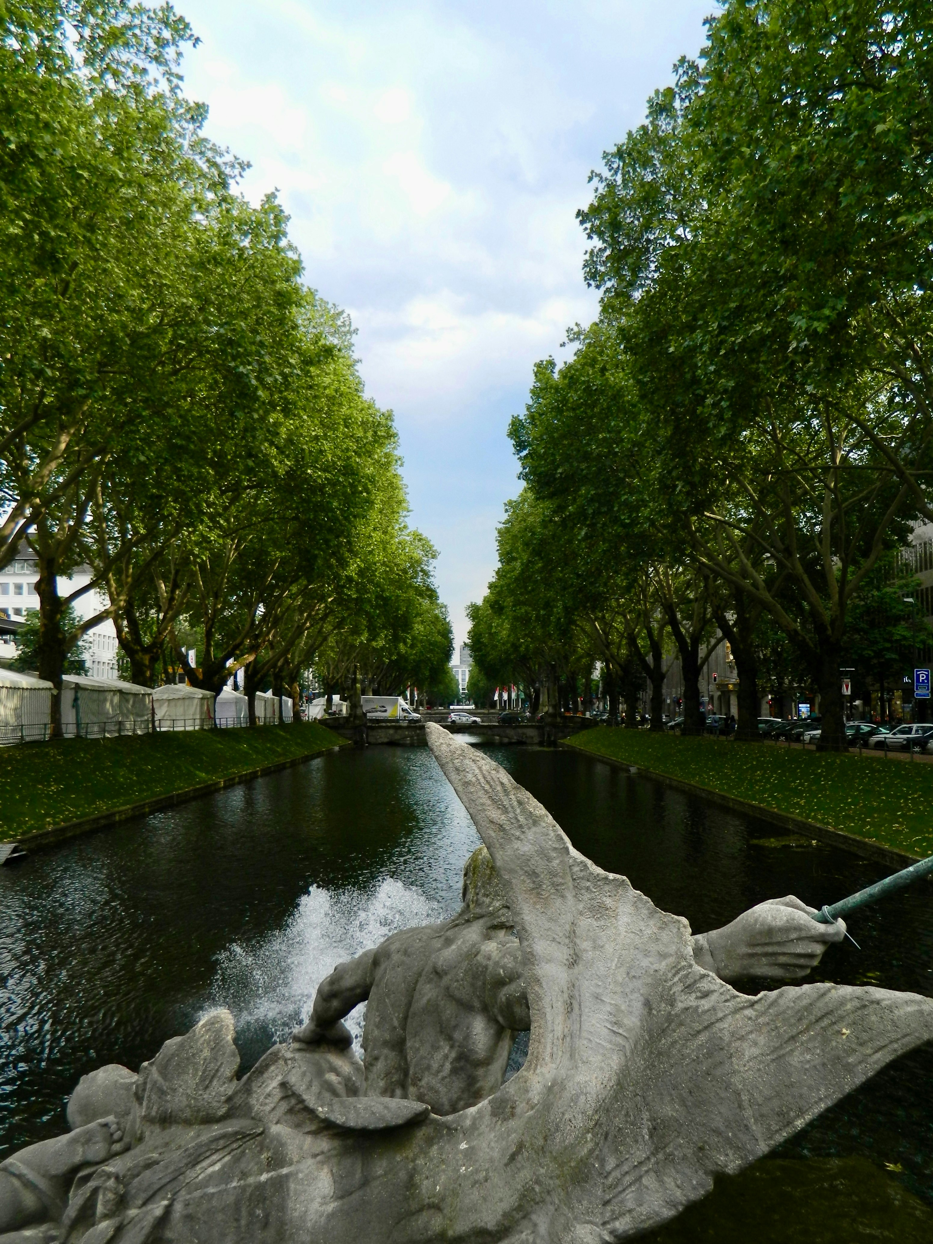 Königsallee in Düsseldorf.