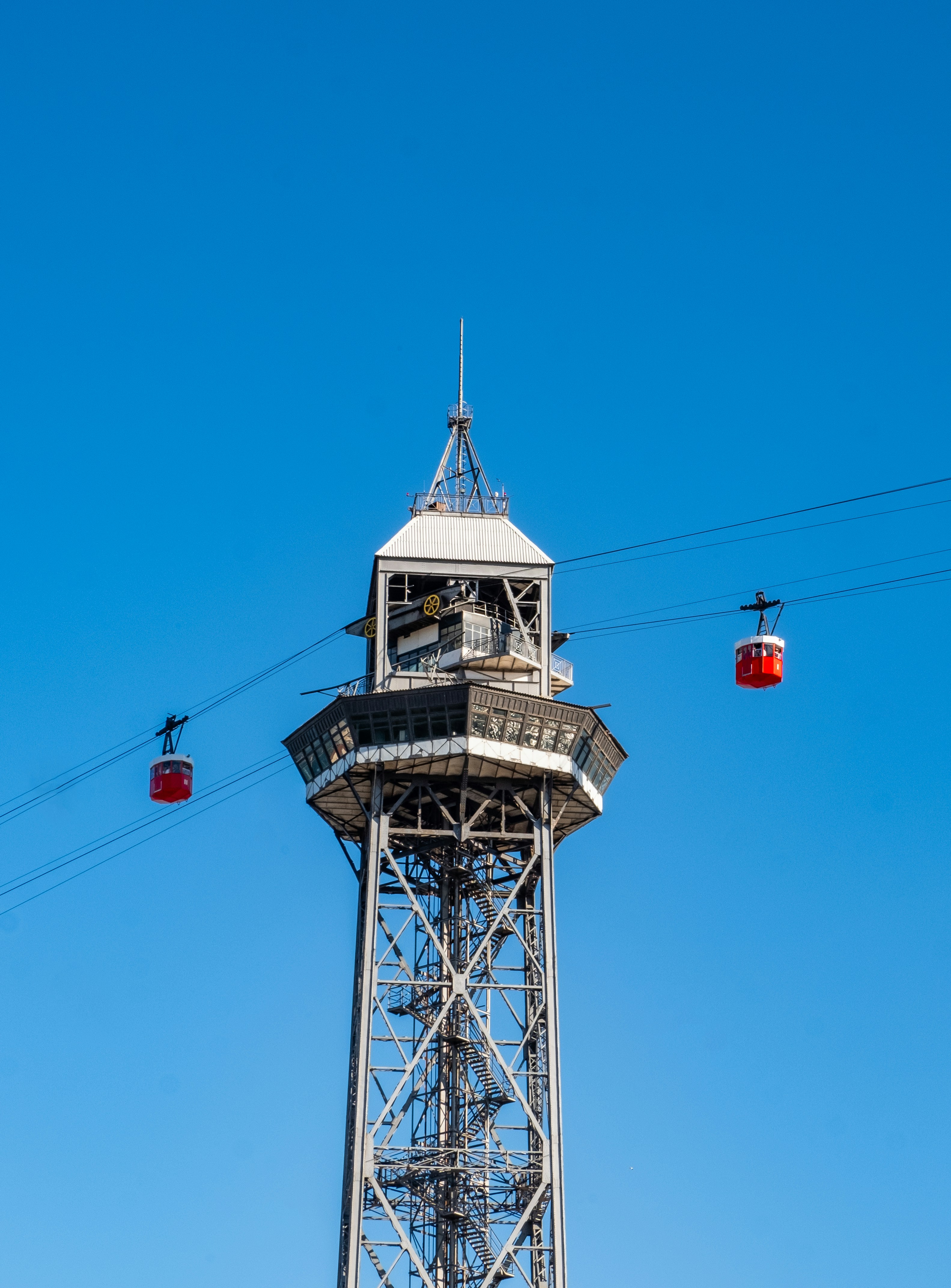 Steel Spire Under a Cerulean Sky
