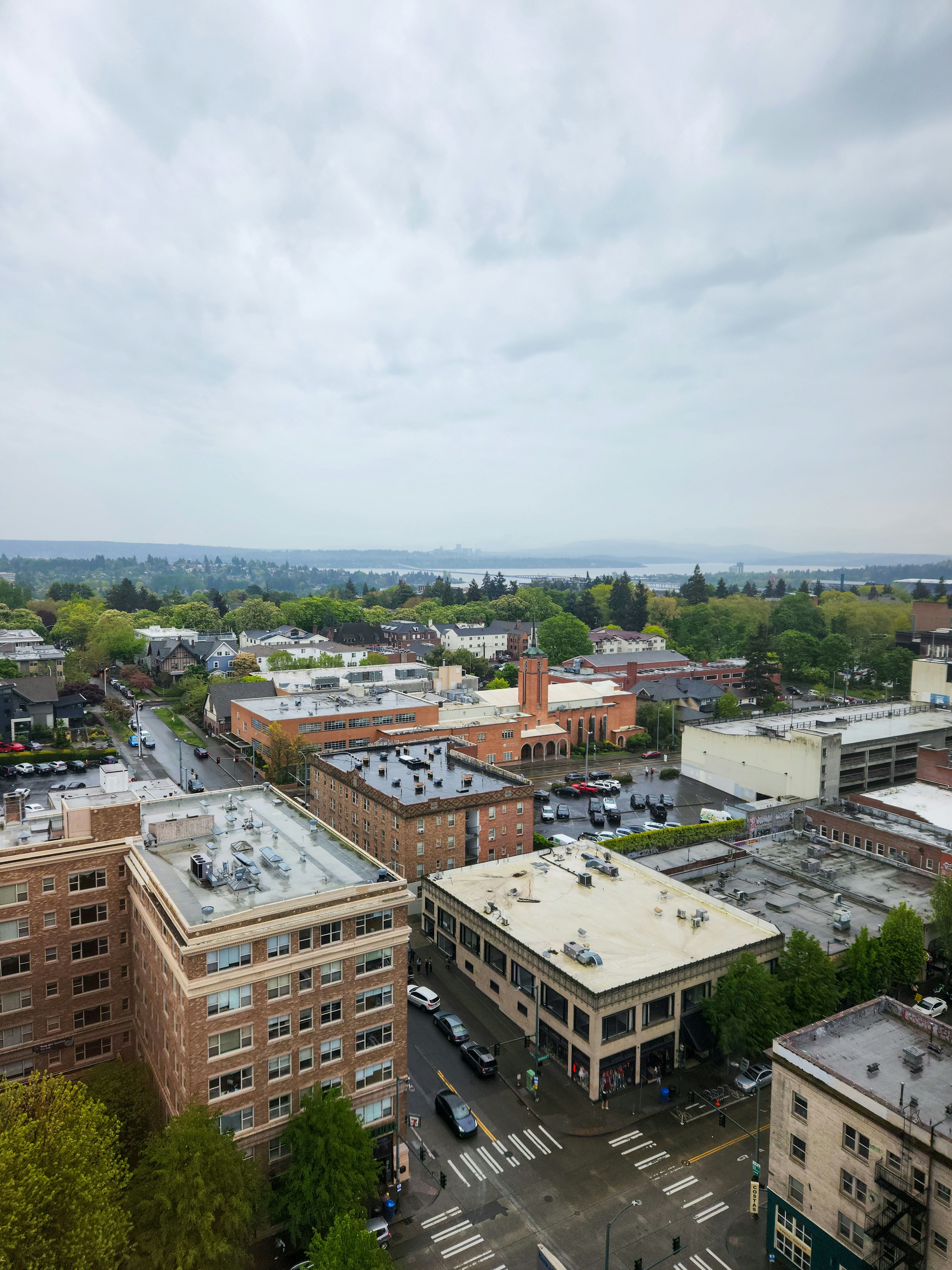An aerial view of a city with a lot of buildings photo – Free The m ...