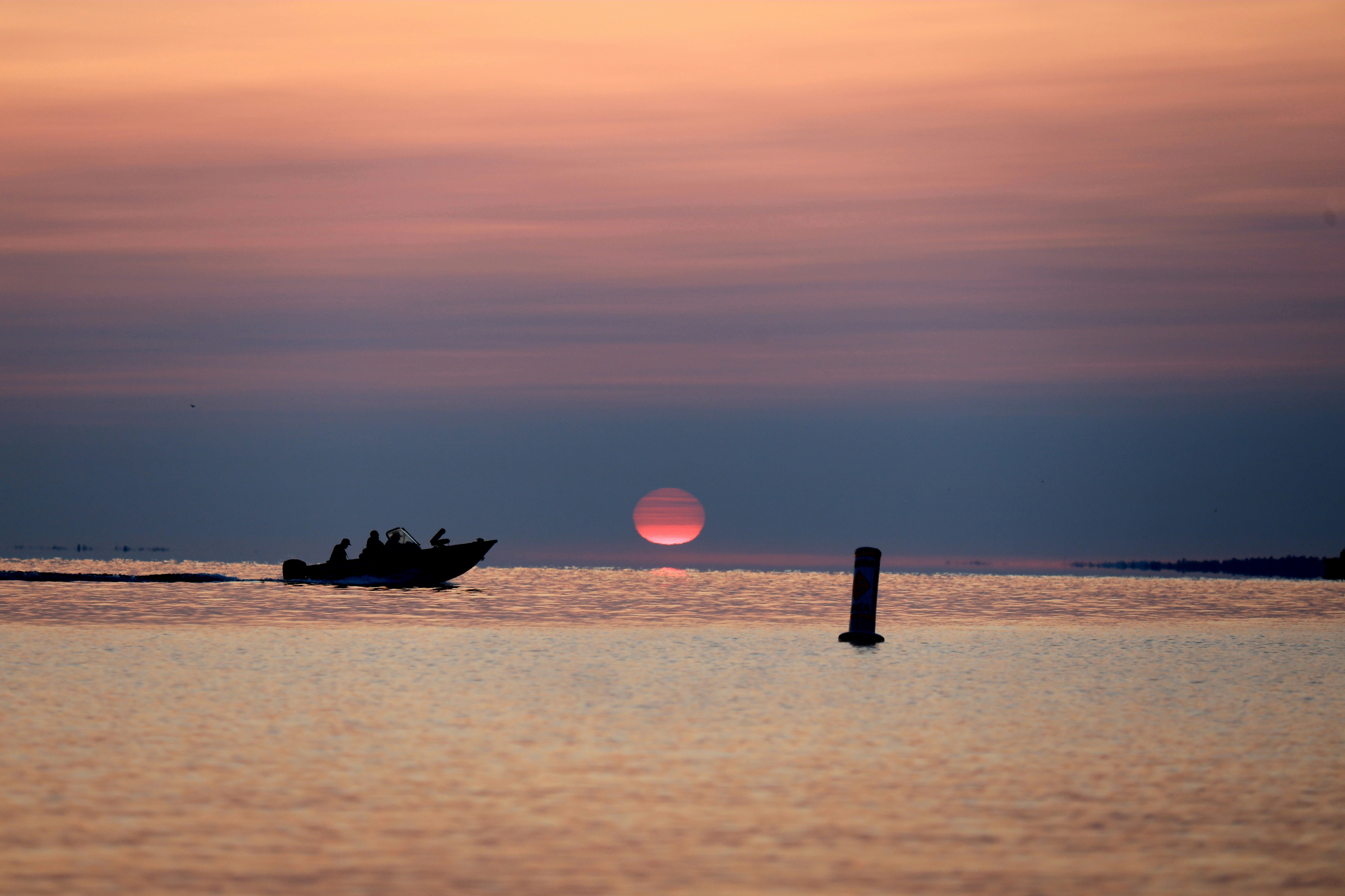 Dusk Vessel at the Pink Horizon