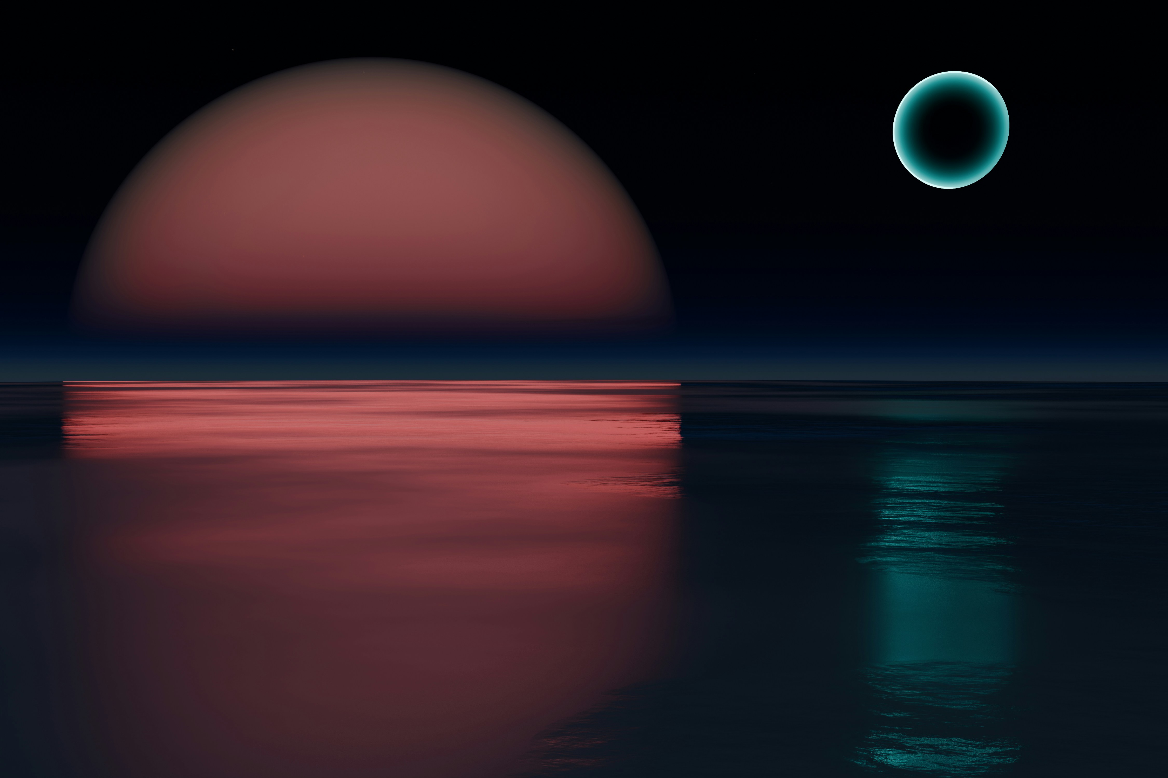 A picture of the sun and a distant object in the sky photo – Free ...